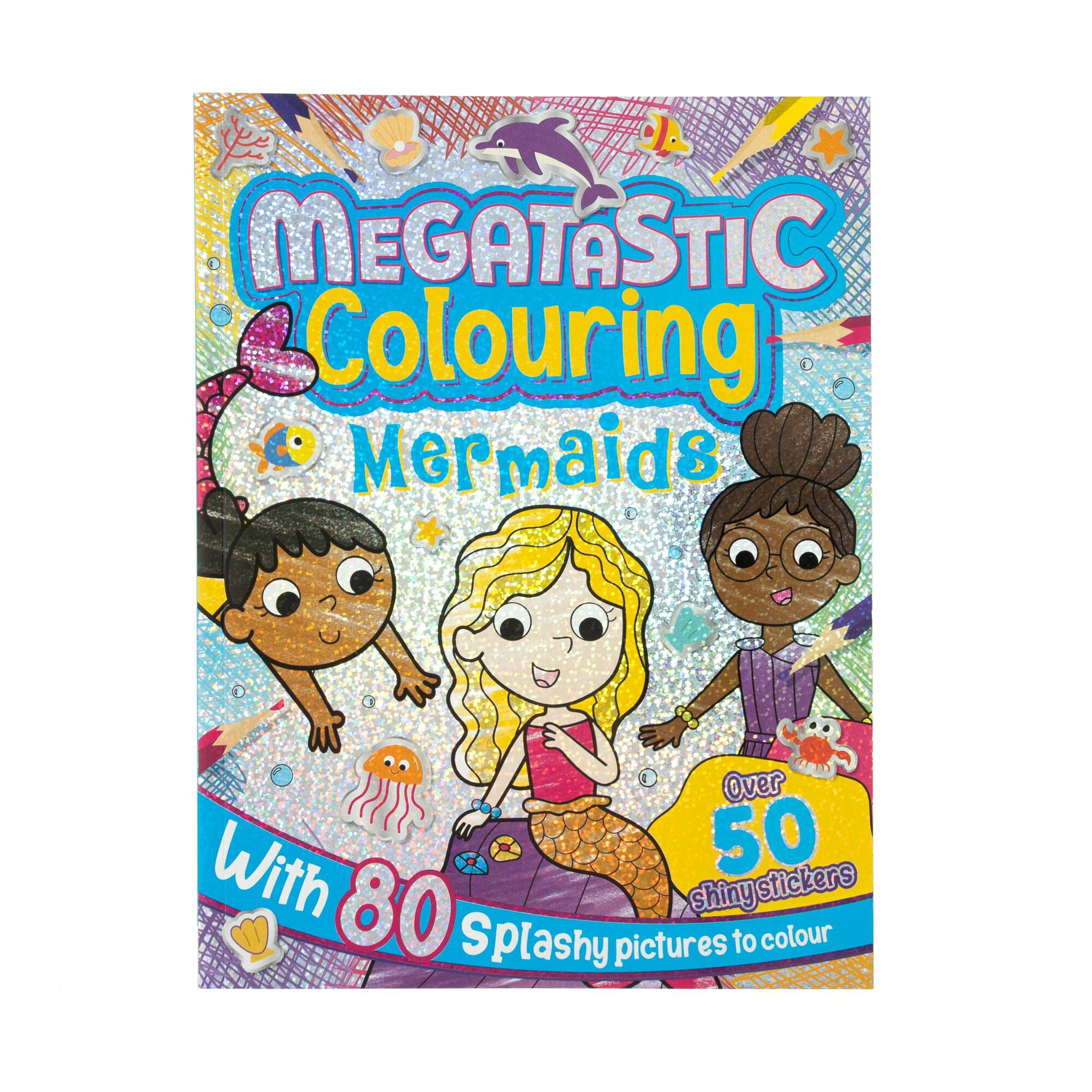 Megatastic Mermaids Colouring Book | Hobbycraft