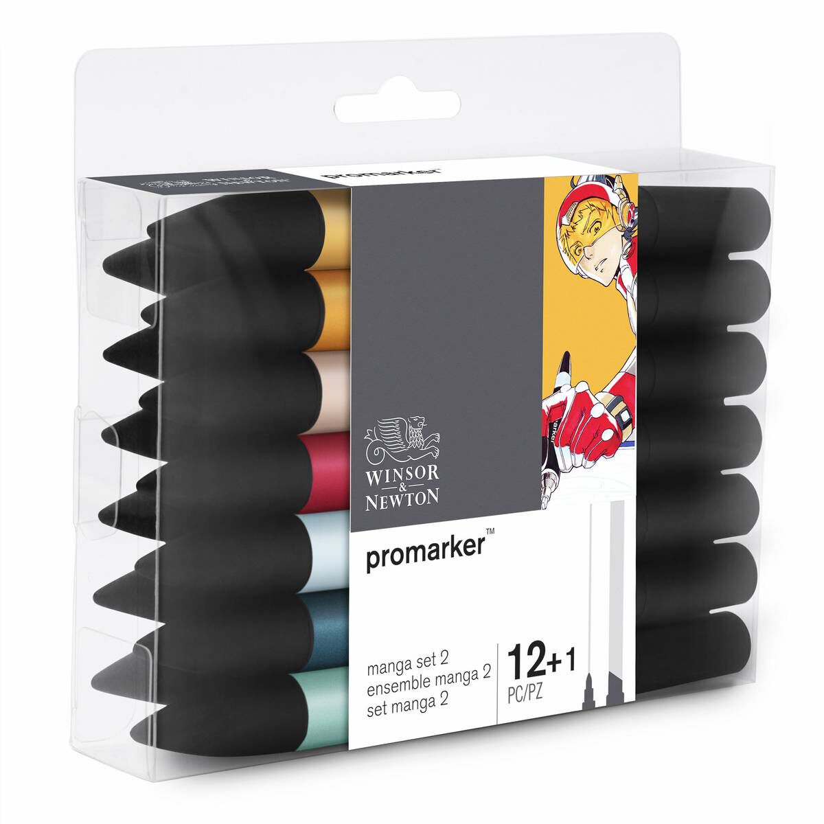 Winsor & Newton Promarkers Manga Set 2 12 Pack | Hobbycraft