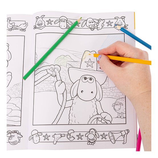 shaun the sheep coloring book