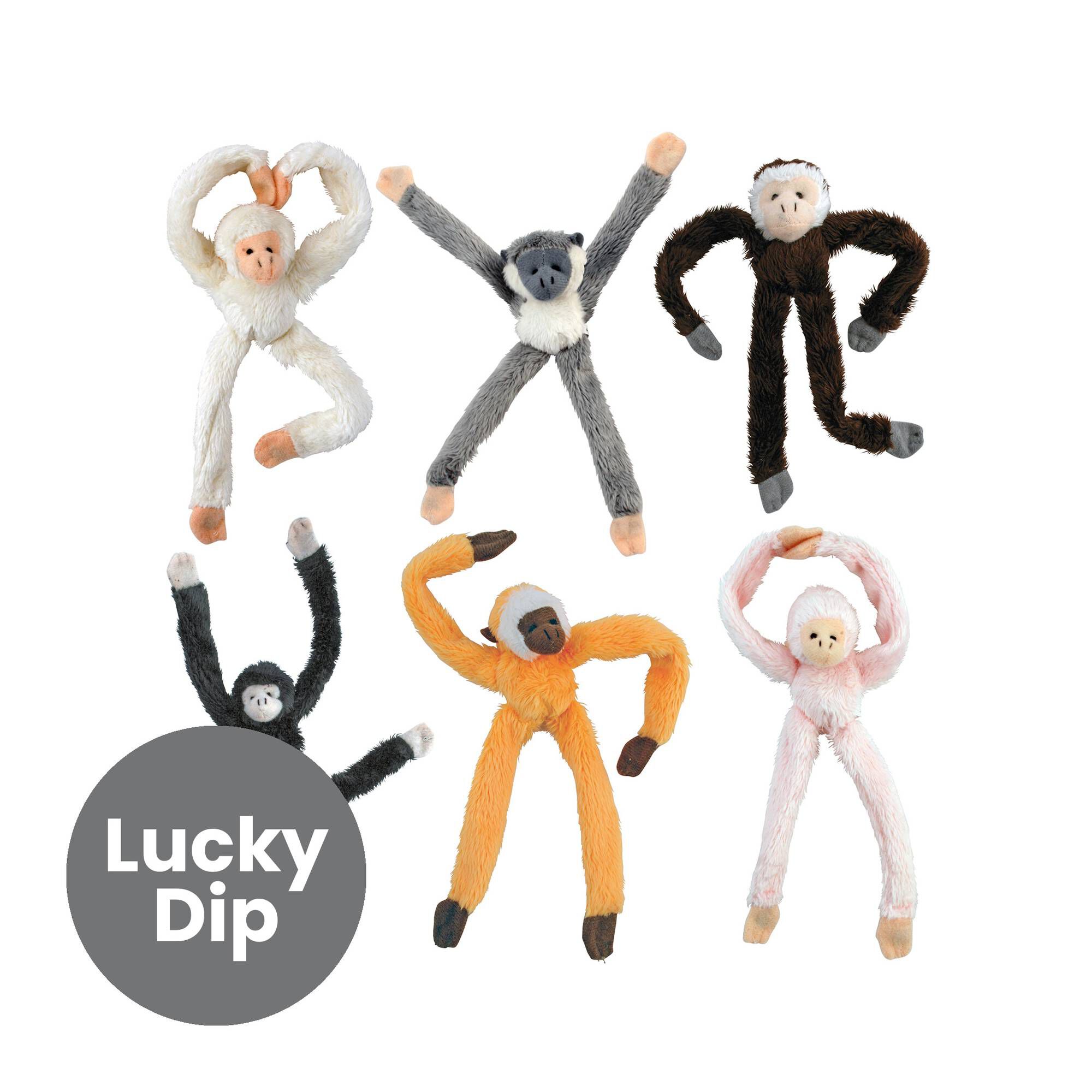 Assorted Grippies Monkey Stuffed Toy | Hobbycraft