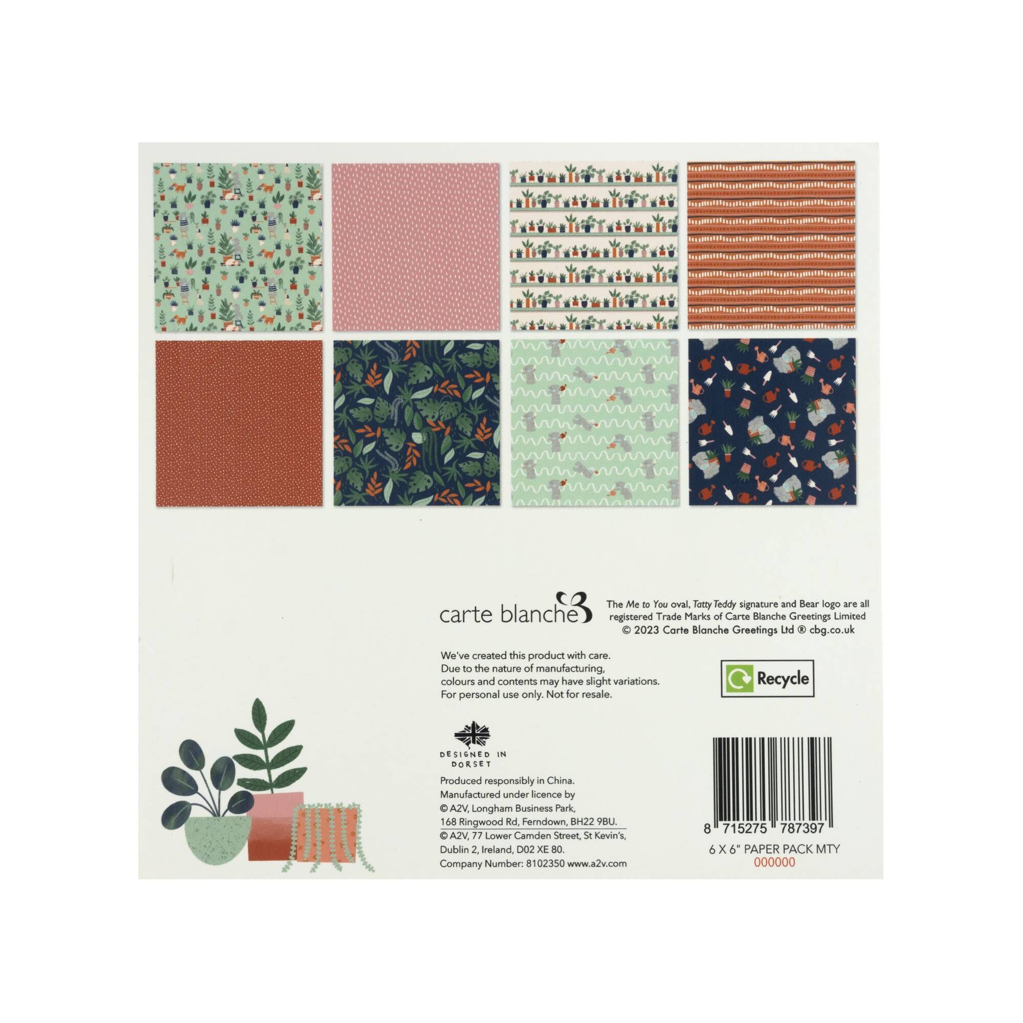 Me to You 6 x 6 Inches Paper Pack 32 Sheets | Hobbycraft