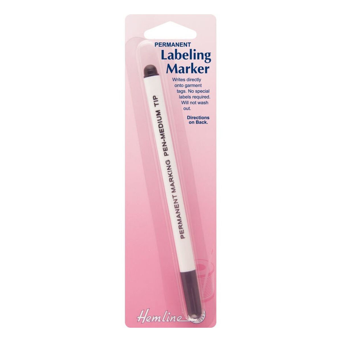Hemline Permanent Labelling Marker Pen | Hobbycraft