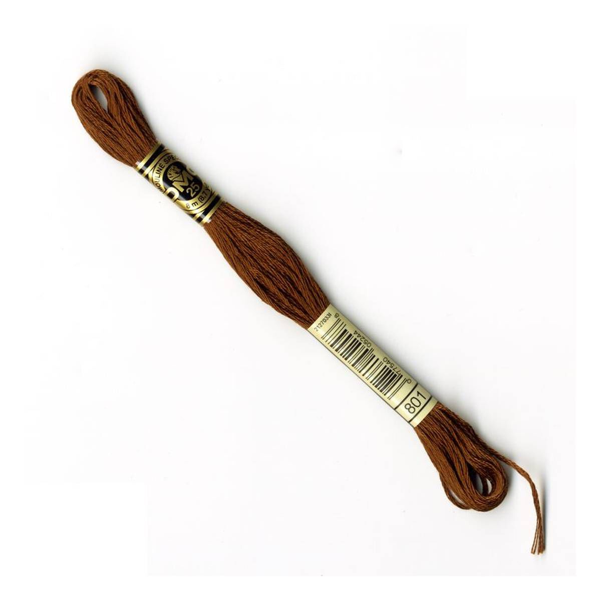 DMC Brown Mouline Special 25 Cotton Thread 8m (801) | Hobbycraft