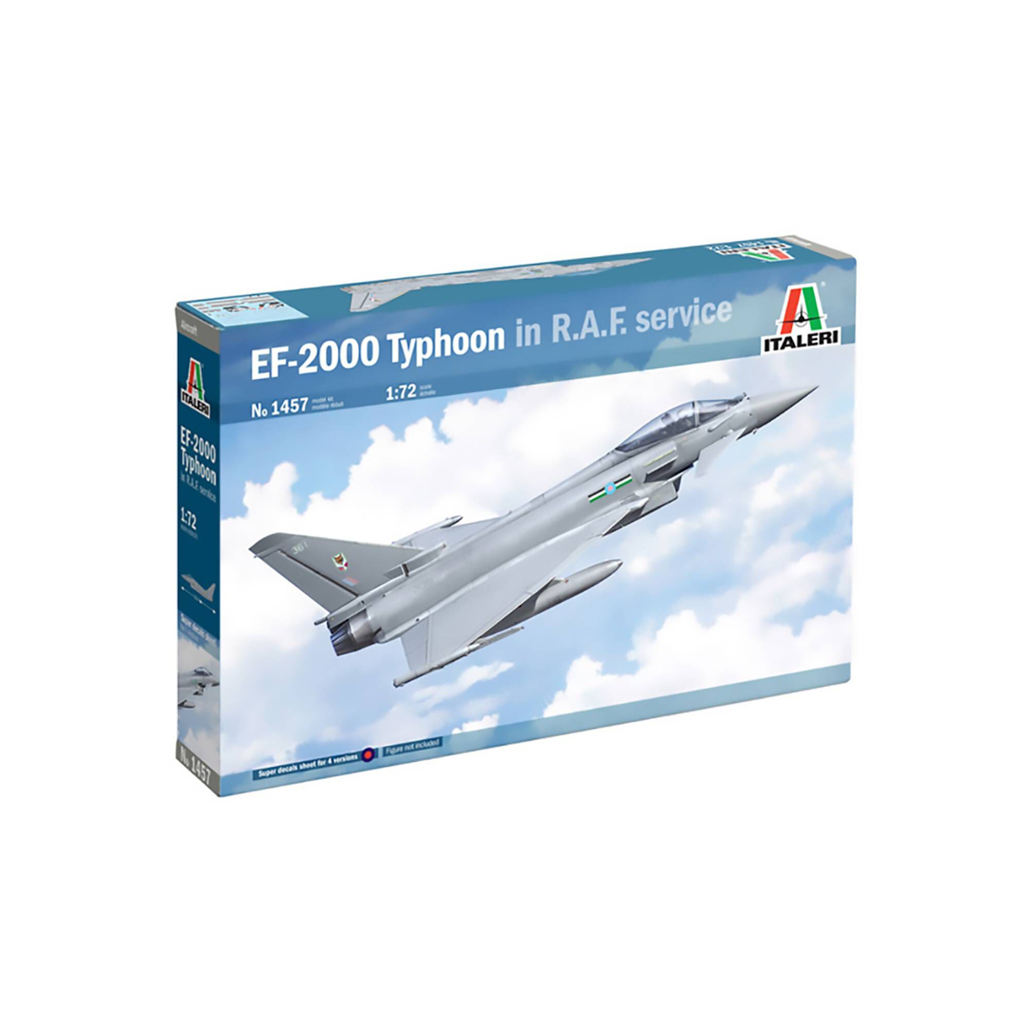 Italeri EF-2000 Typhoon in RAF Service Model Kit 1:72 | Hobbycraft