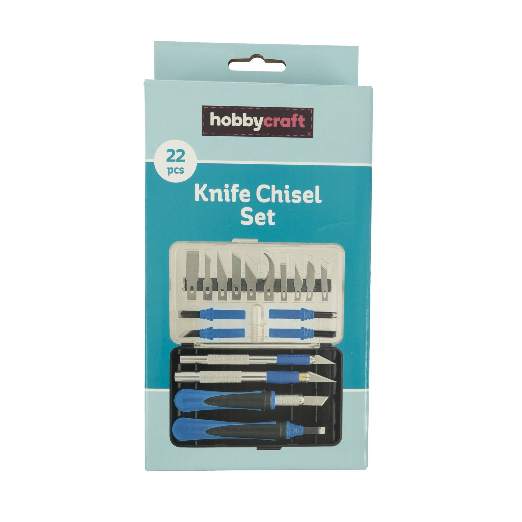 Precision Craft Knife and Chisel Set 22 Pieces | Hobbycraft