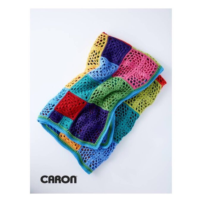 FREE PATTERN Caron 100 Motif Afghan | Hobbycraft