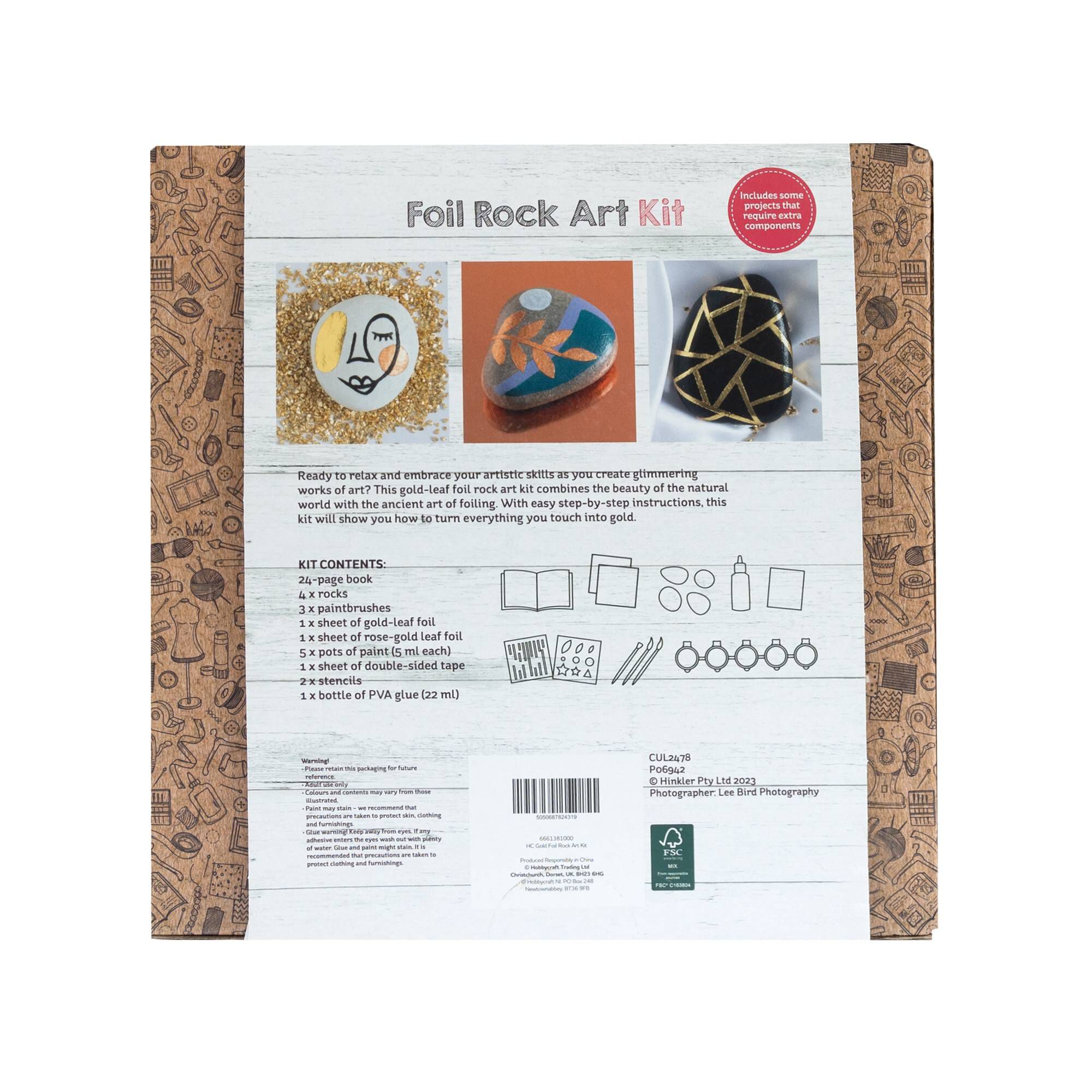 Foil Rock Art Kit | Hobbycraft