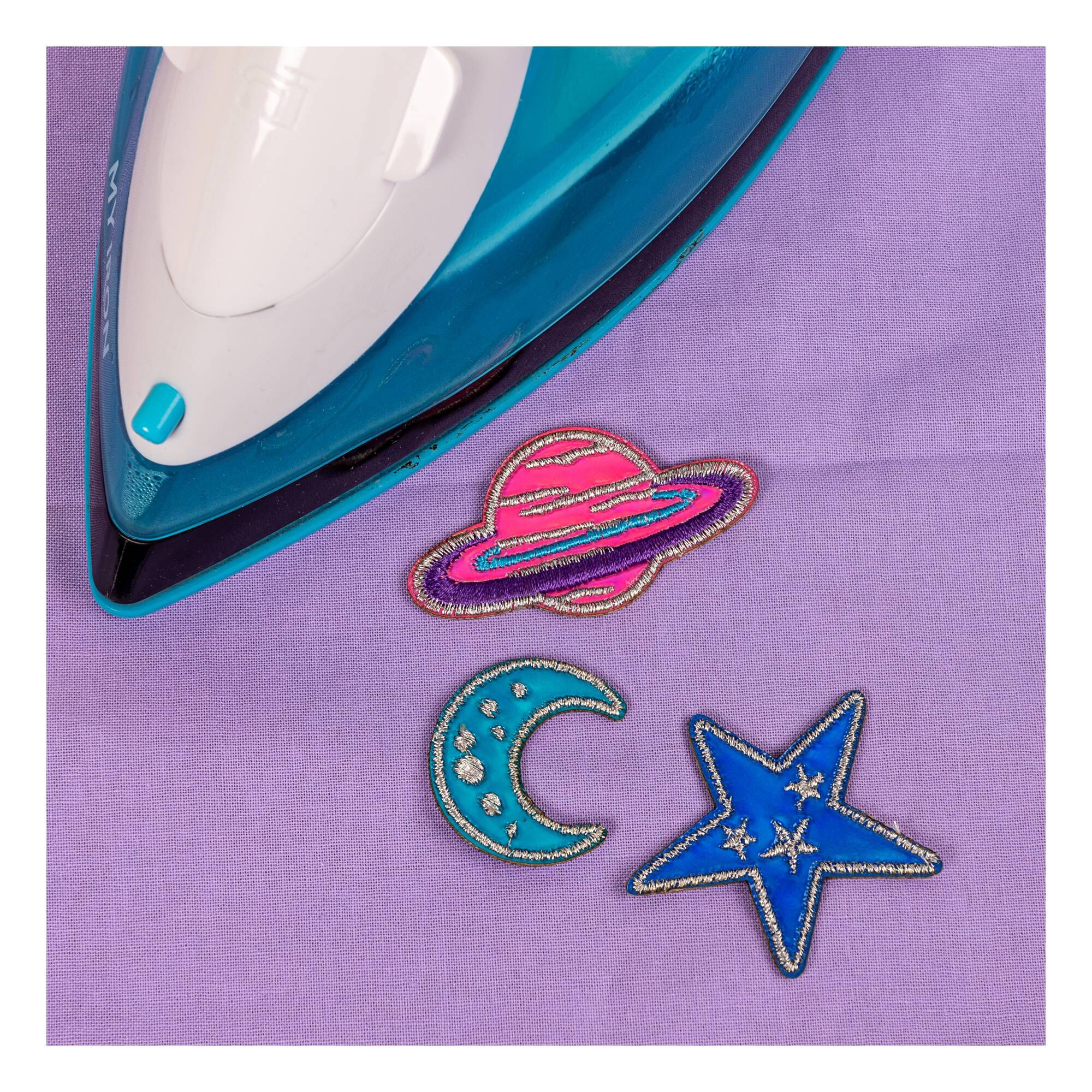 Starry Sky Iron-On Patches 3 Pack | Hobbycraft