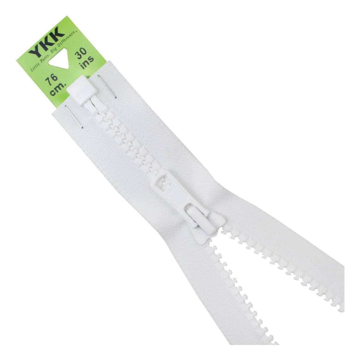 YKK Heavy Weight Open End Zip 76cm Black | Hobbycraft