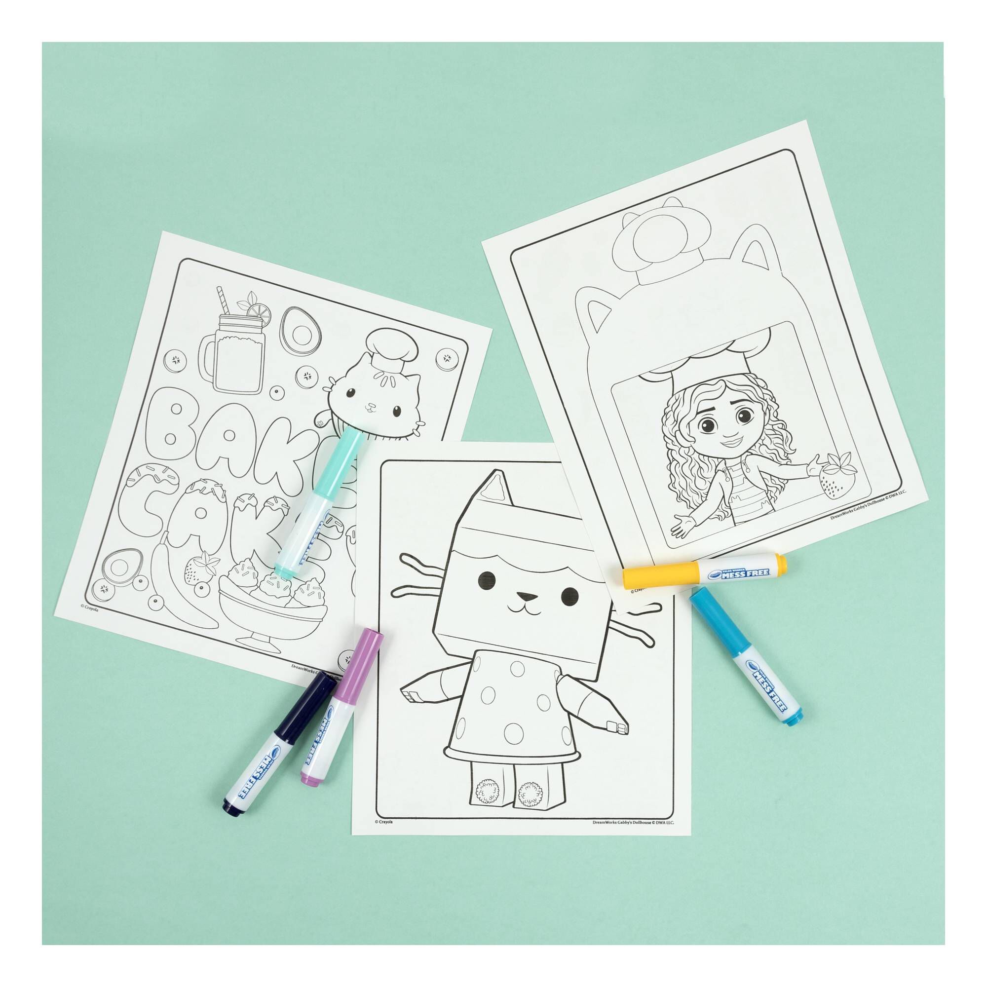 Crayola Gabby’s Dollhouse Color Wonder Colouring Set | Hobbycraft