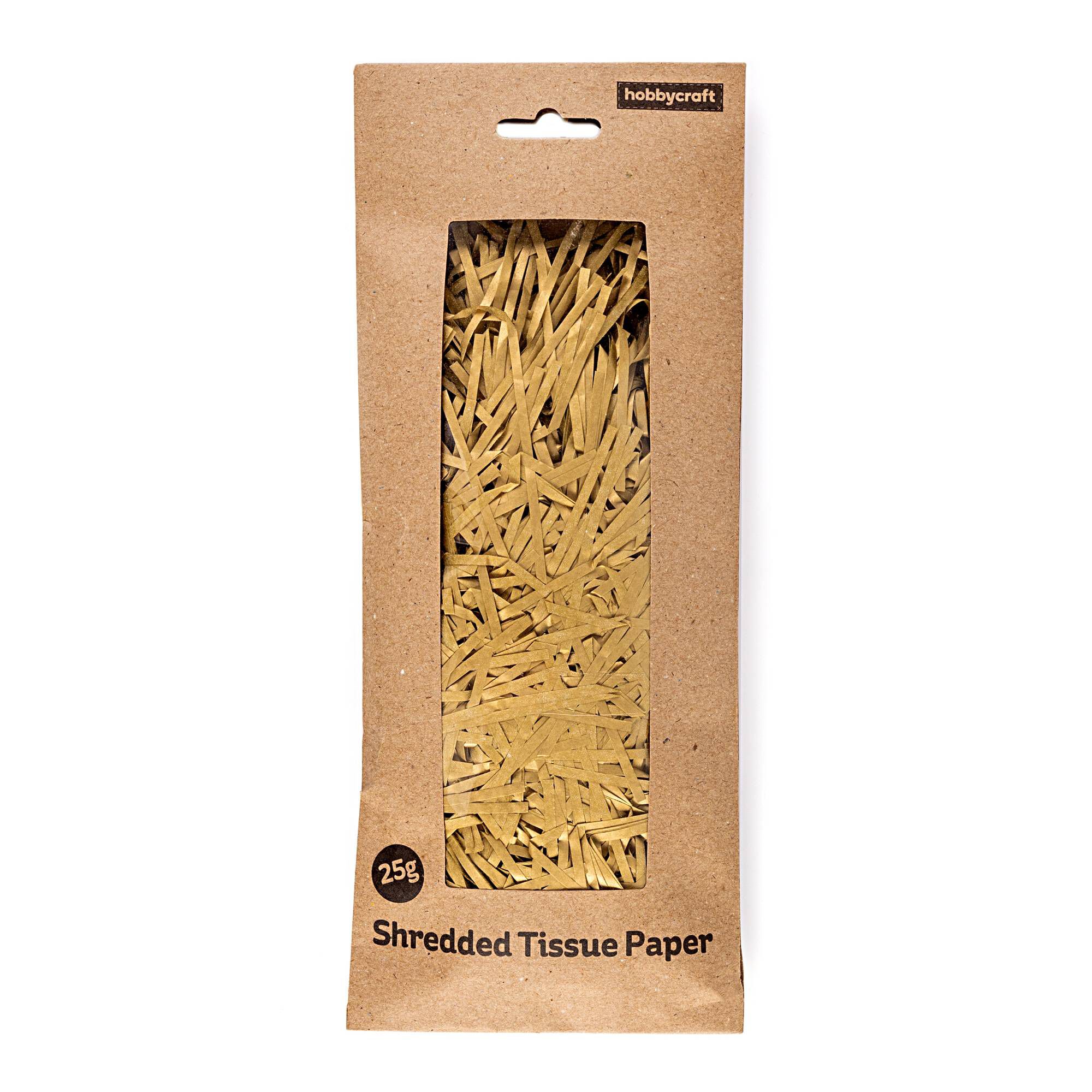 Gold Shredded Tissue Paper 25g | Hobbycraft