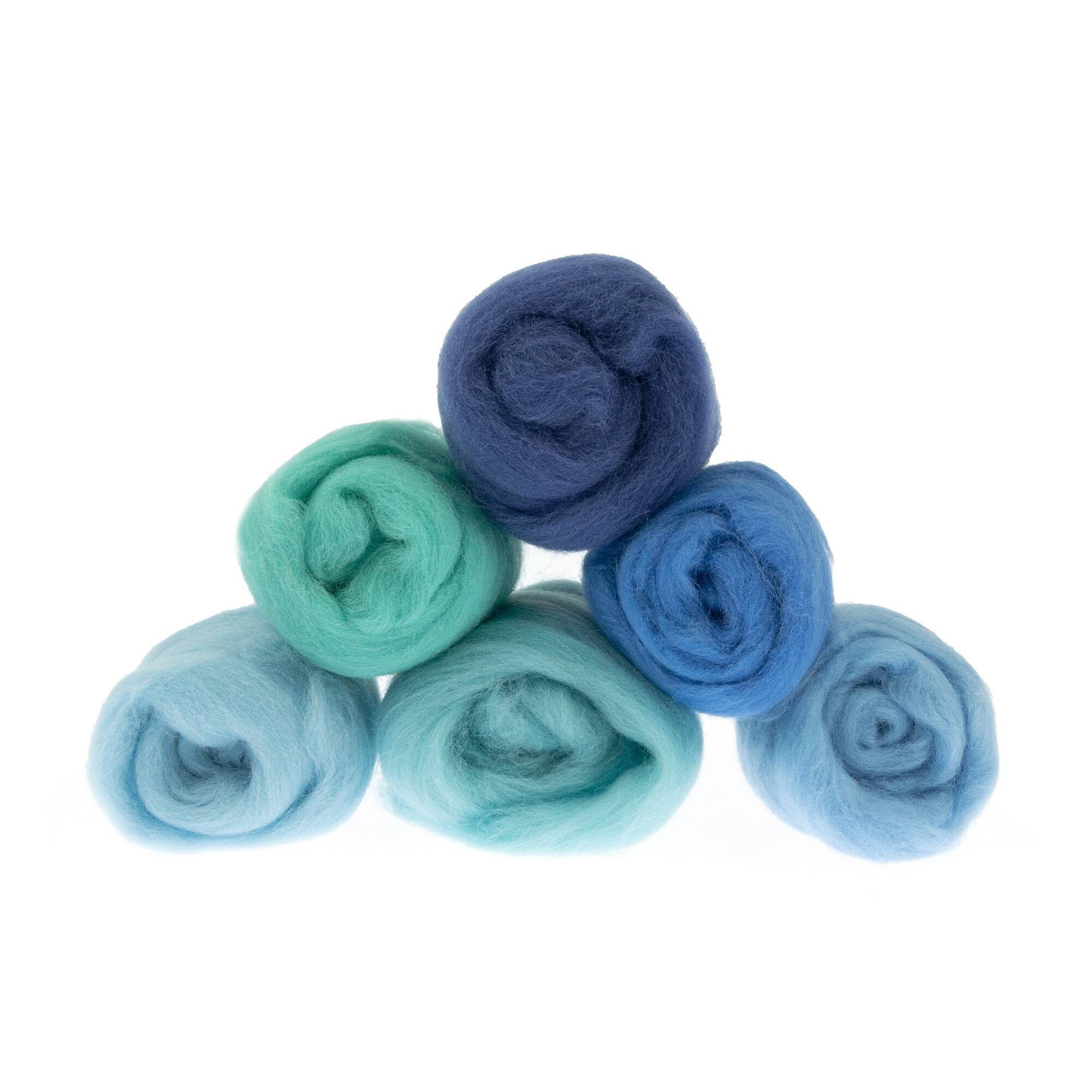 Blue Felting Bumper Bag 6 Pack | Hobbycraft