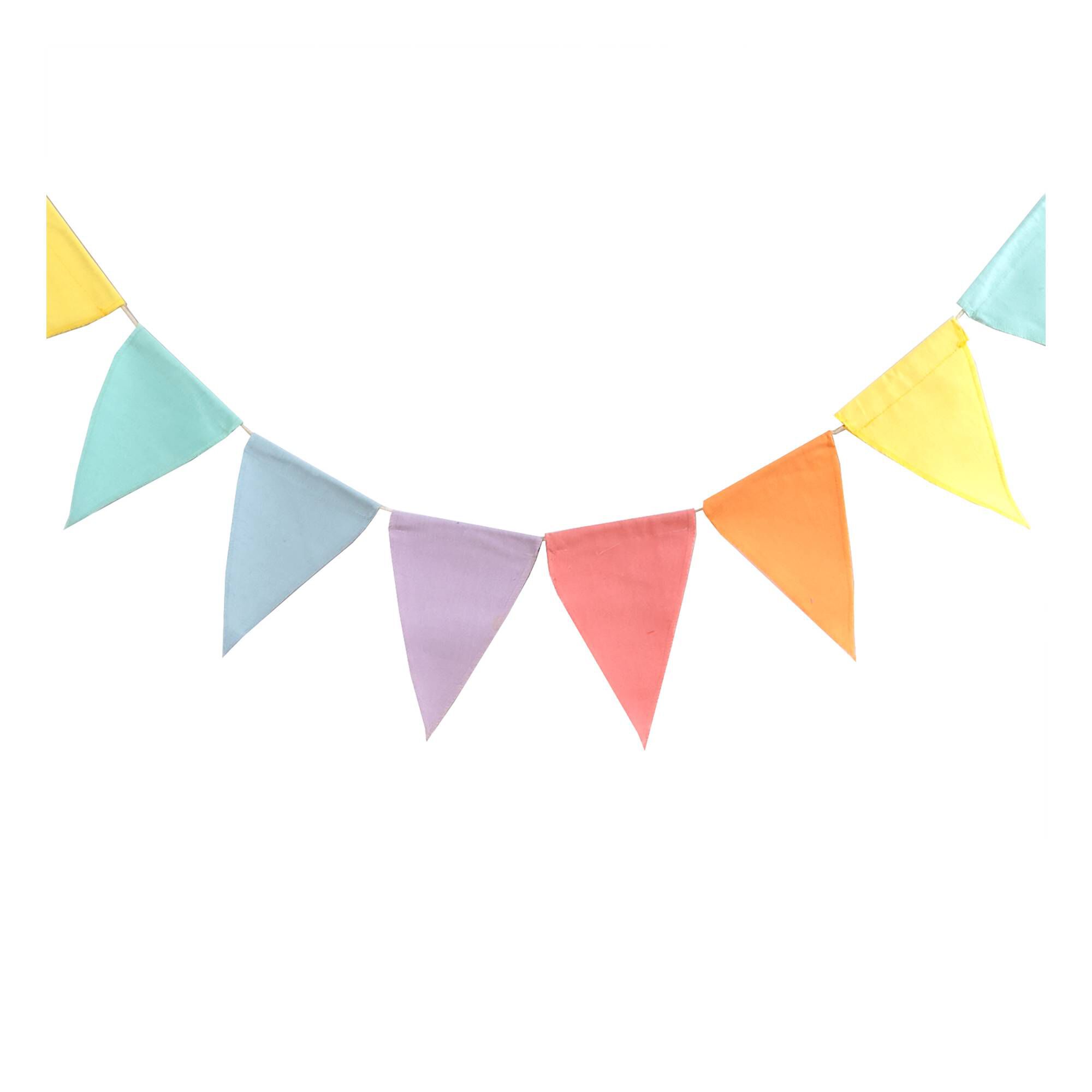 Pastel Canvas Bunting 2.2m | Hobbycraft