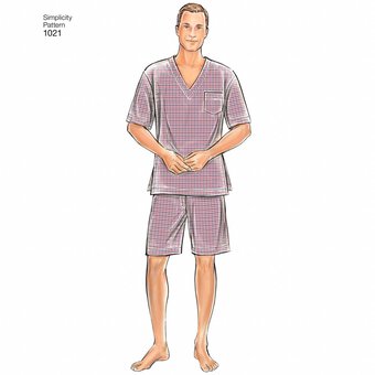 Simplicity Pyjamas and Robe Sewing Pattern 1021 (XS-XL) | Hobbycraft