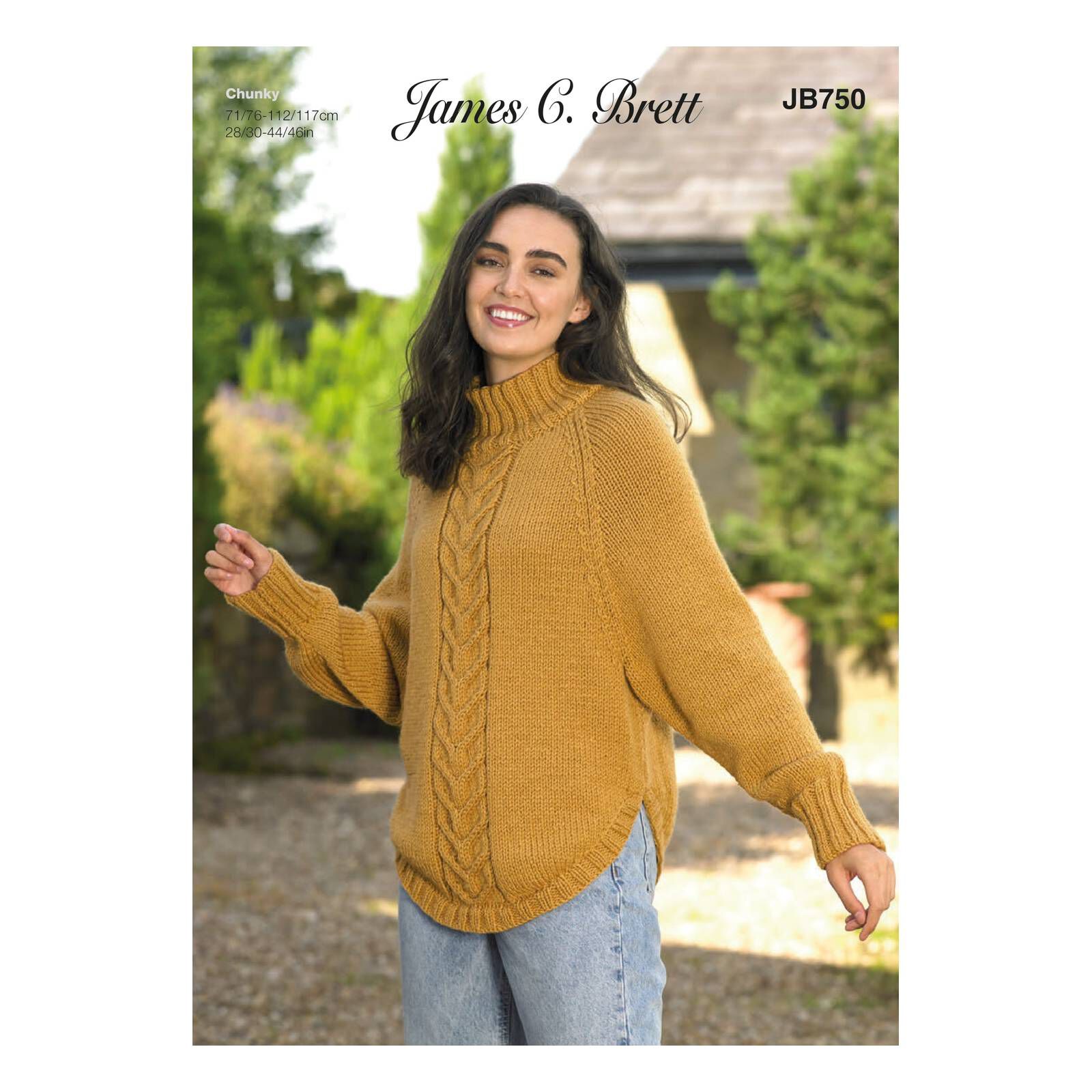 James C Brett Chunky Jumper Pattern JB750 | Hobbycraft