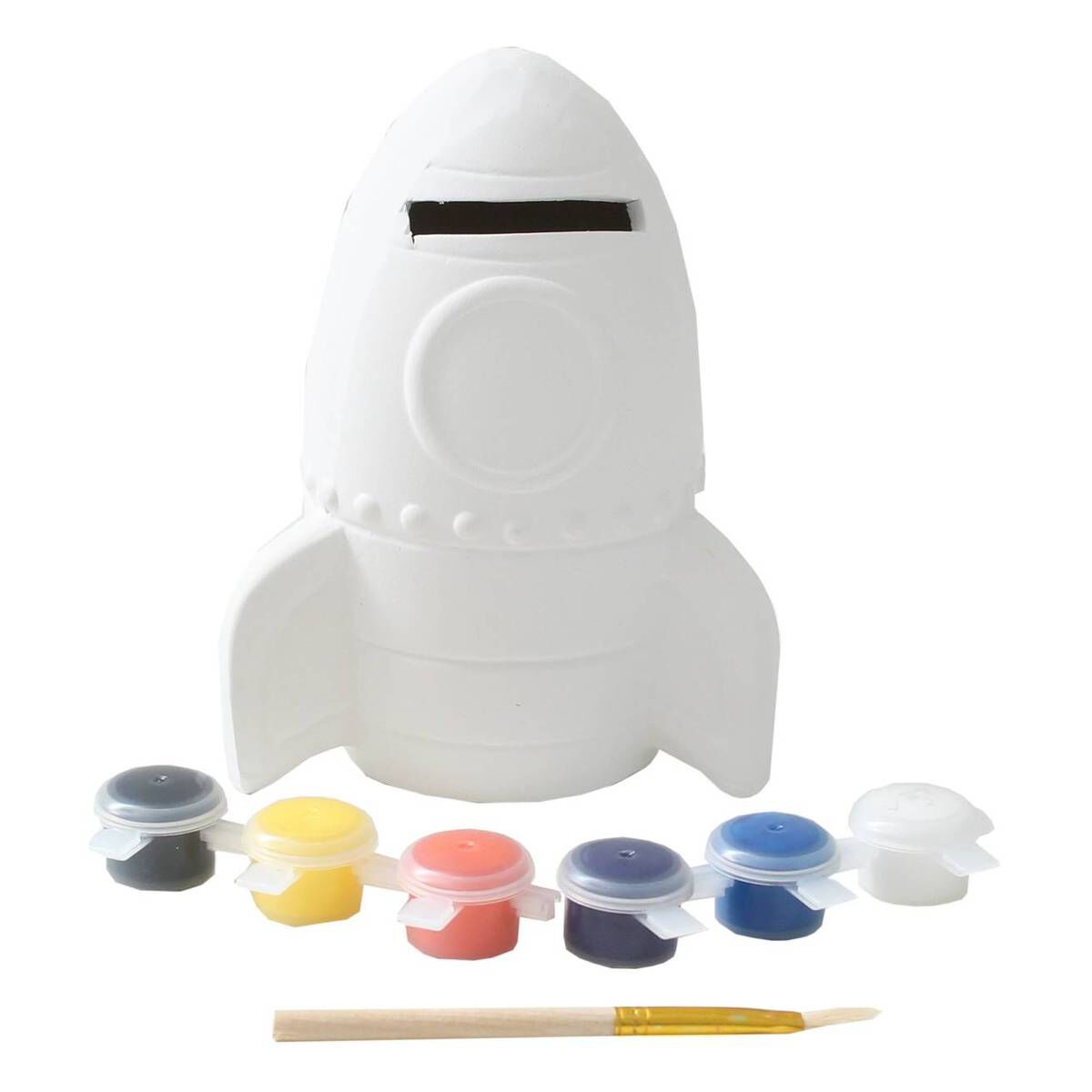 Paint Your Own Rocket Money Box | Hobbycraft