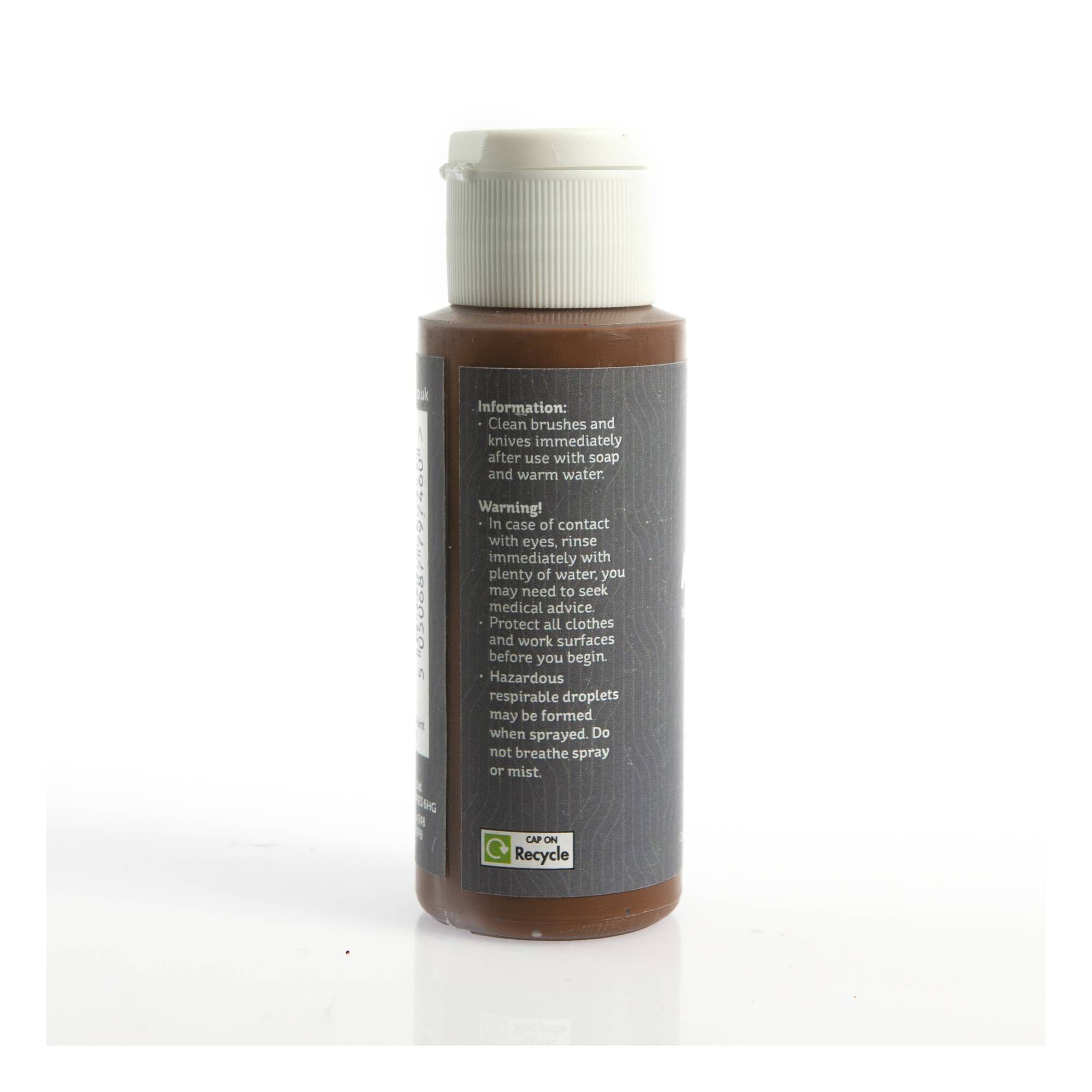 Chocolate Acrylic Craft Paint 60ml | Hobbycraft