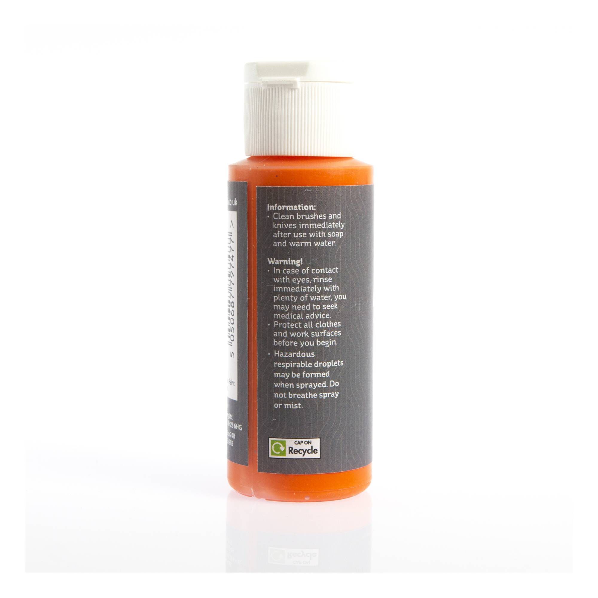 Orange Acrylic Craft Paint 60ml | Hobbycraft