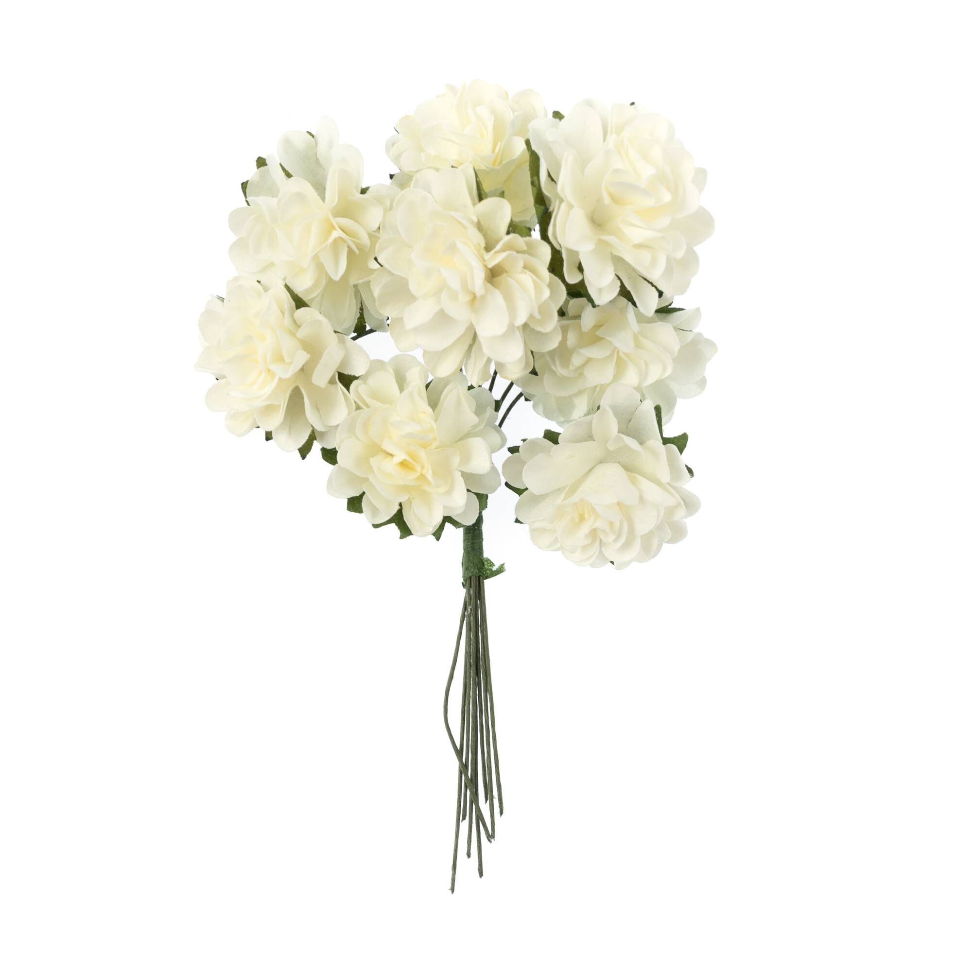 Mini Ivory Wired Floral Picks 8 Pack | Hobbycraft