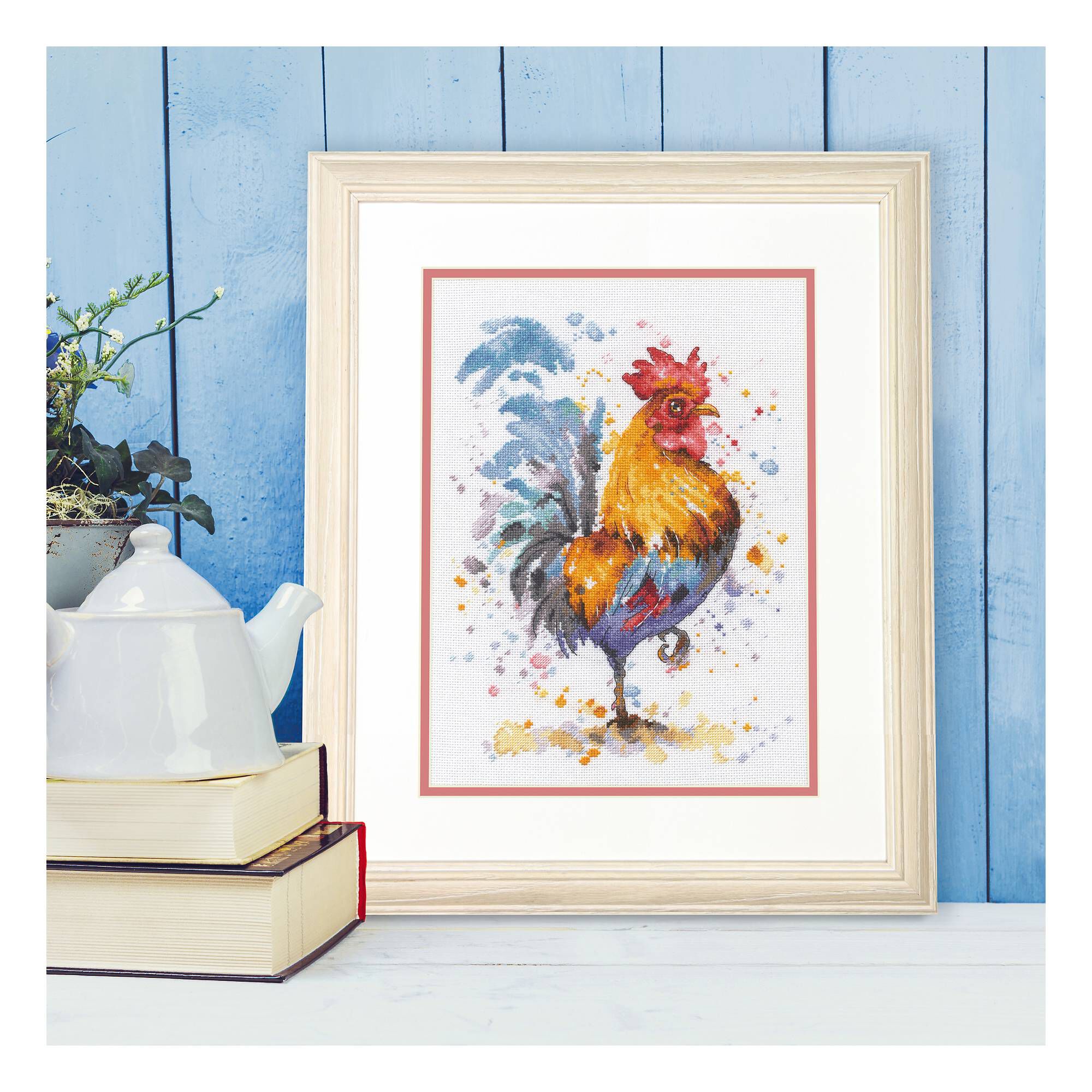 Dimensions Rooster Counted Cross Stitch Kit 23cm x 32cm | Hobbycraft