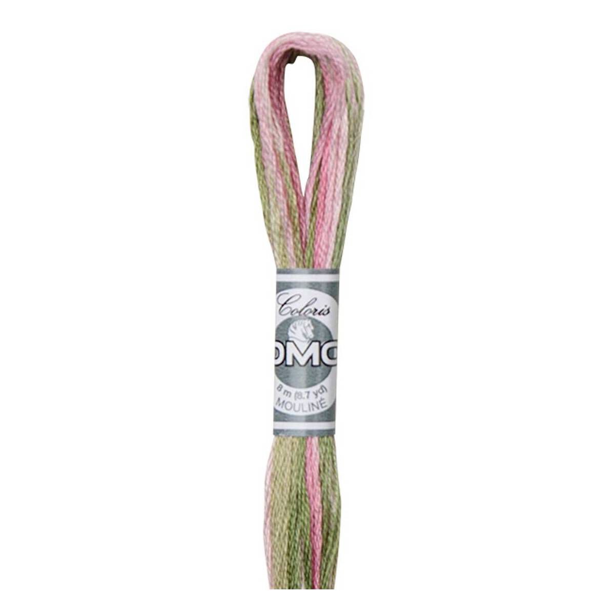 DMC Pink and Green Coloris Mouline Cotton Thread 8m (4500) | Hobbycraft