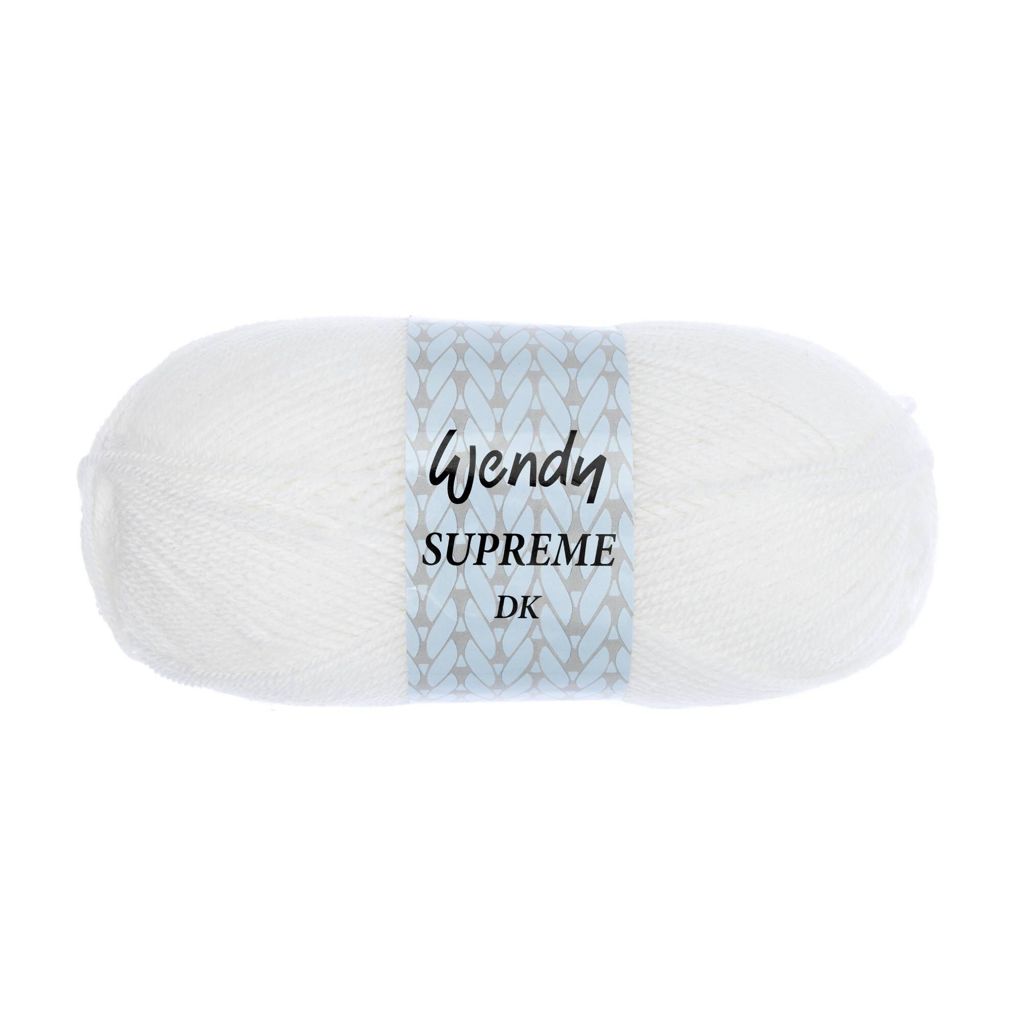 Wendy White Supreme DK Yarn 100g | Hobbycraft