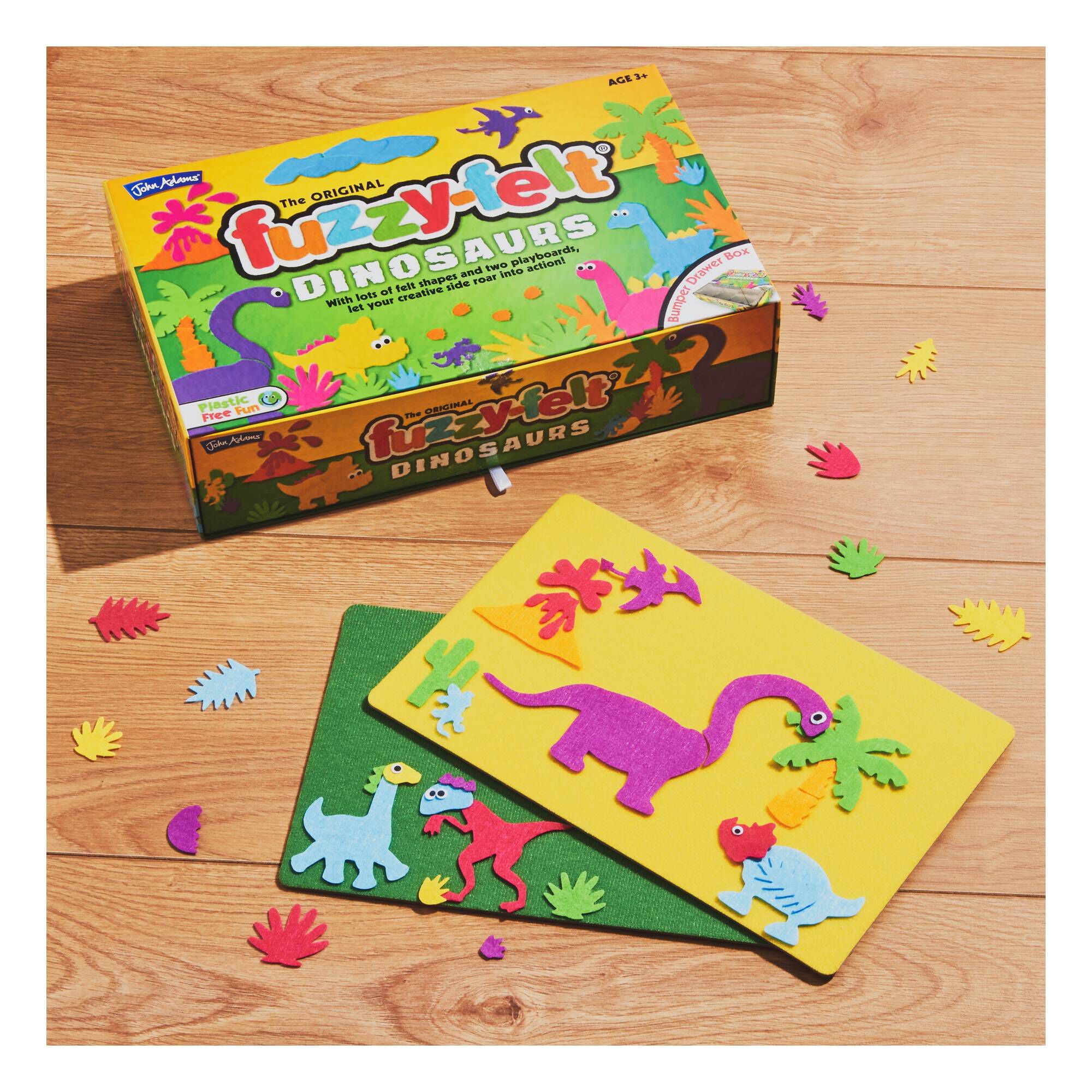 Fuzzy-Felt Dinosaur Drawer Set | Hobbycraft