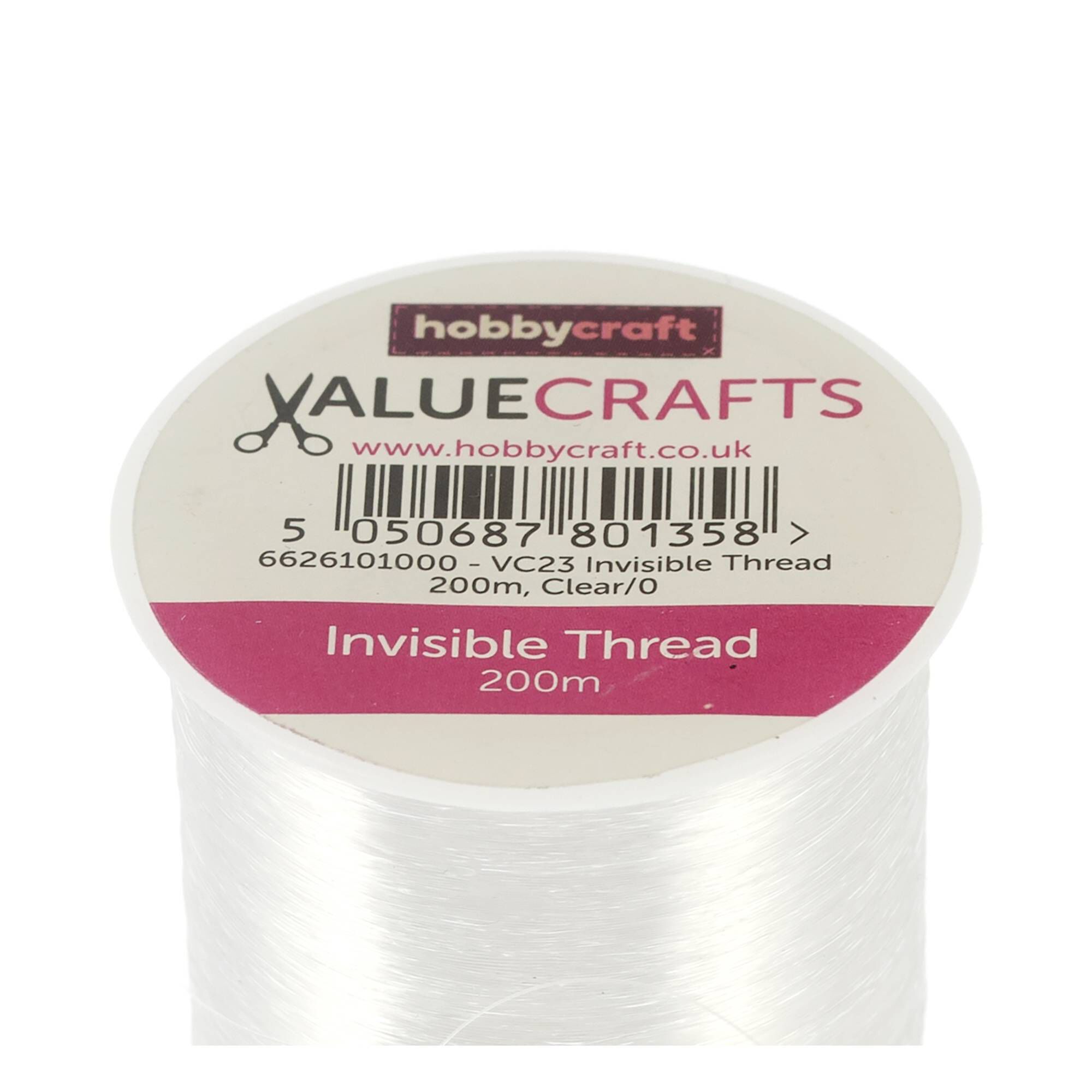 Valuecrafts Invisible Thread 200m | Hobbycraft