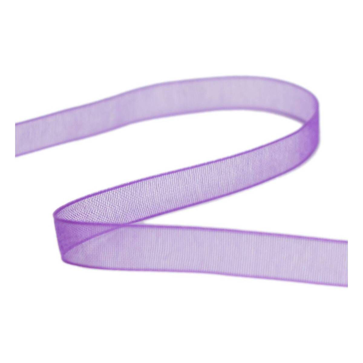 Purple Organdie Ribbon 6mm x 8m | Hobbycraft