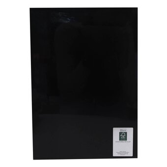 Black Card A4 70 Pack | Hobbycraft