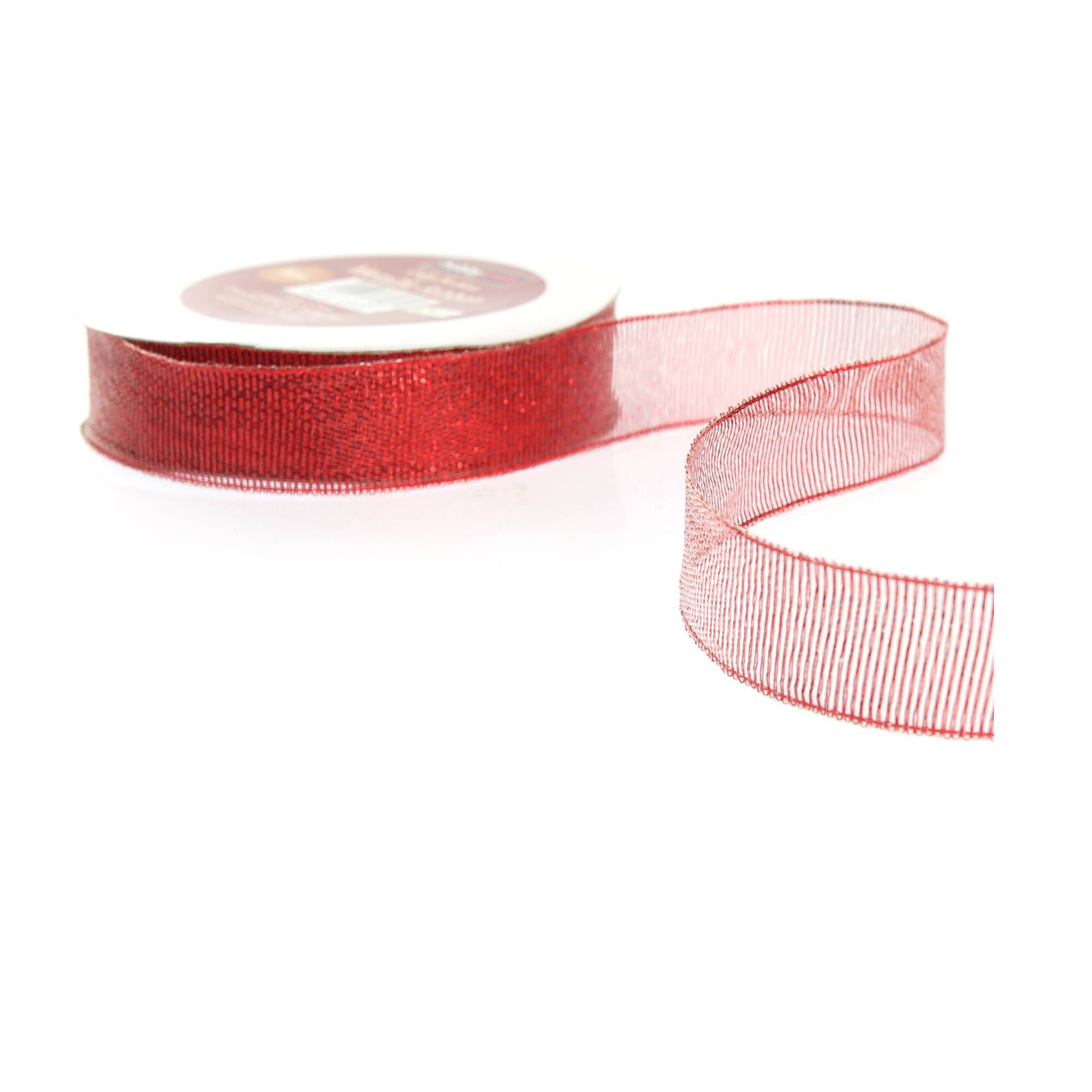 Red Metallic Ribbon 20mm x 10m | Hobbycraft