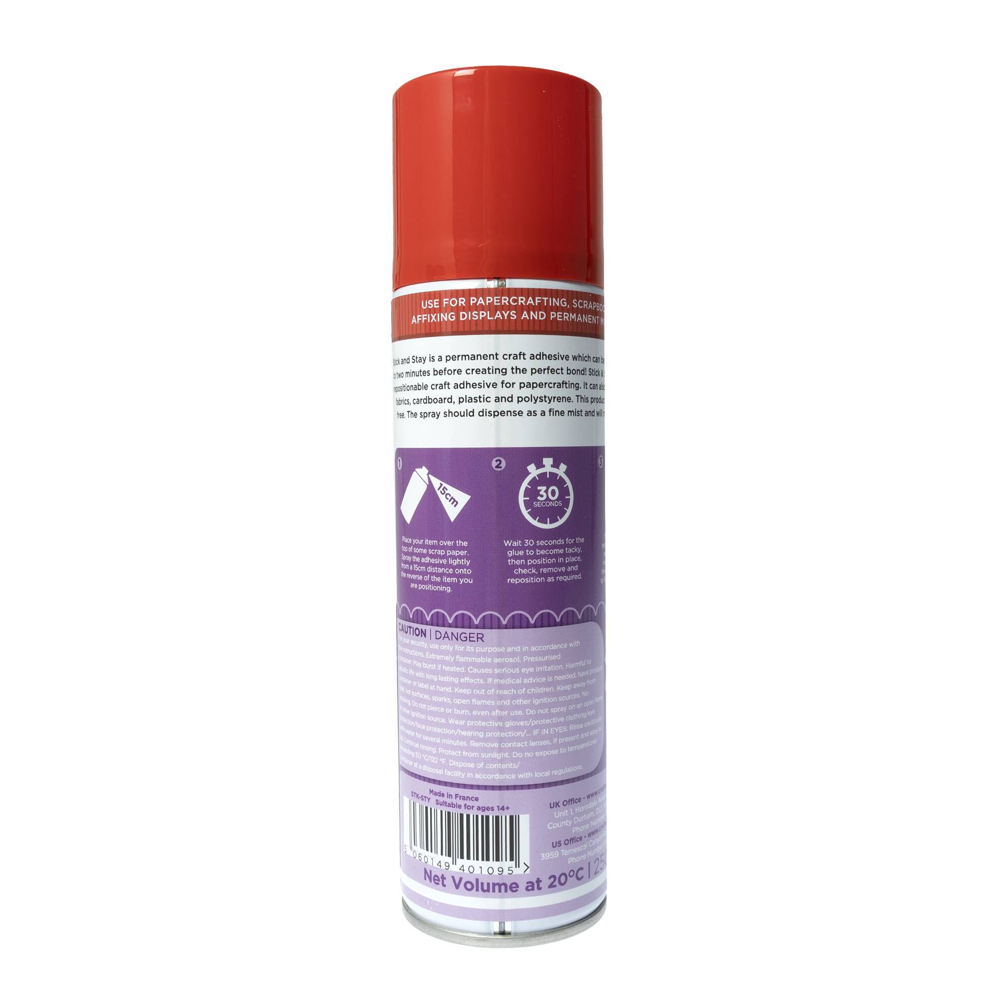 Crafter’s Companion Stick and Spray Mounting Adhesive 250ml | Hobbycraft