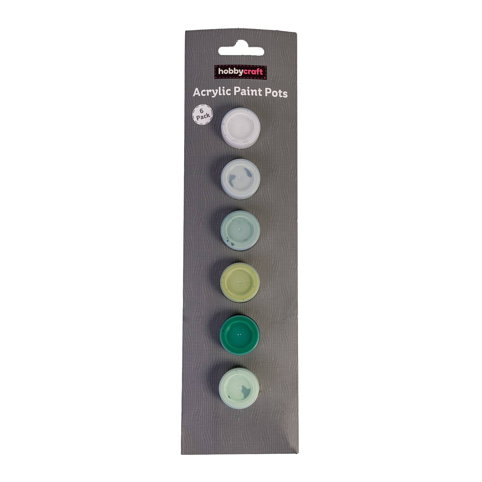 Nature Green Acrylic Craft Paints 5ml 6 Pack | Hobbycraft
