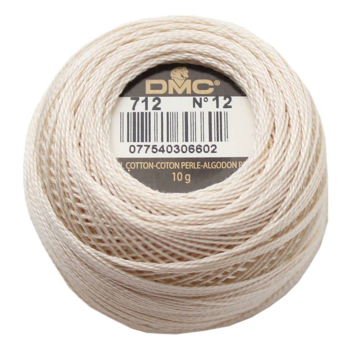 DMC Cream Pearl Cotton Thread on a Ball 120m (712) | Hobbycraft