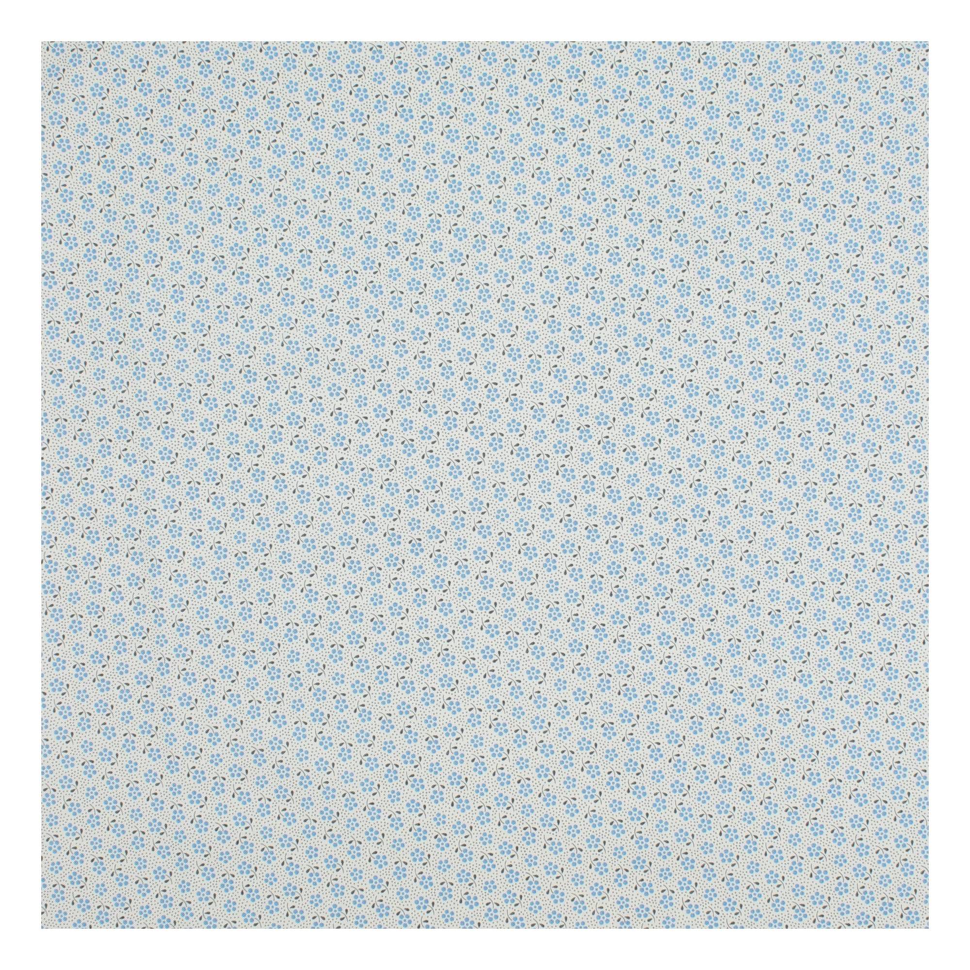 Blue Meadow Cotton Fabric by the Metre | Hobbycraft