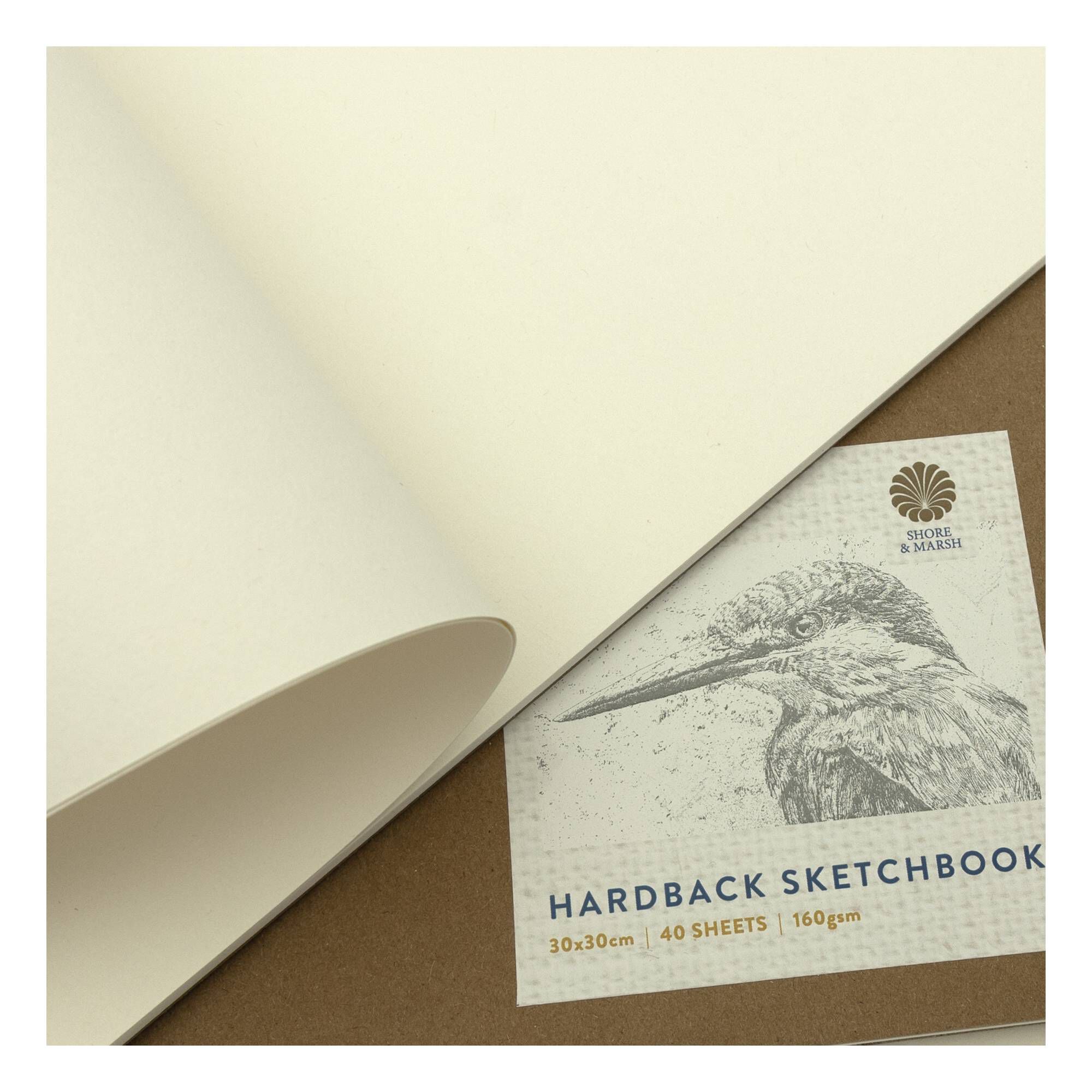 Shore & Marsh Square Hardback Sketchbook 30cm x 30cm 40 Sheets | Hobbycraft