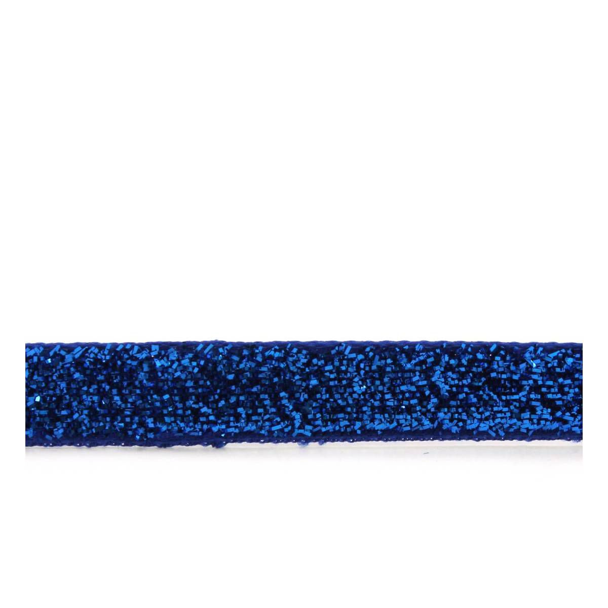 Metallic Cobalt Blue Woven Sparkle Ribbon 10mm x 2.5m | Hobbycraft