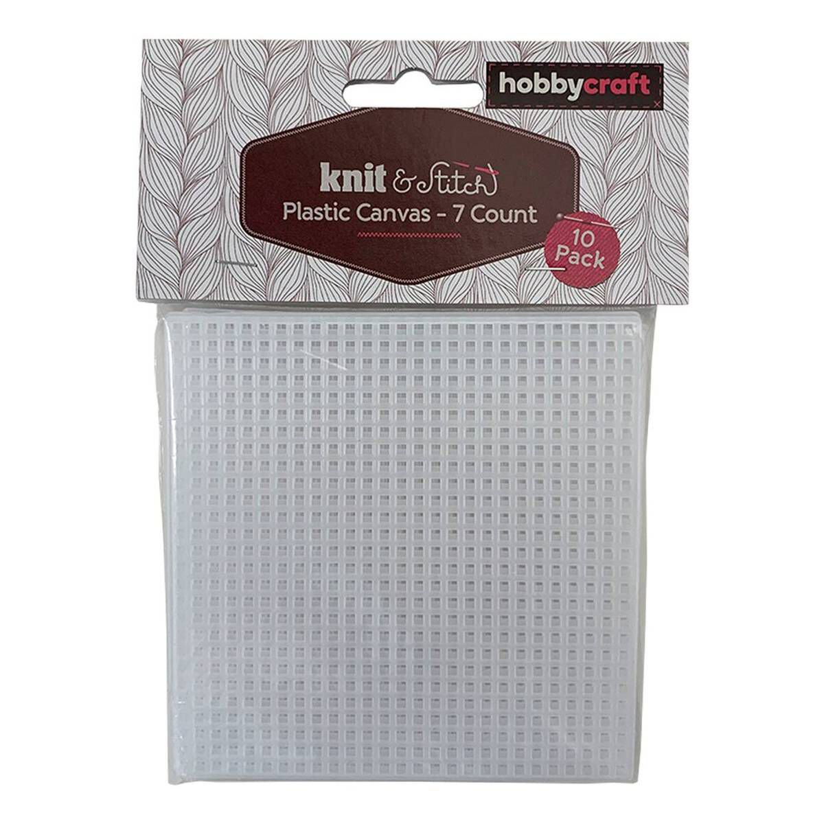 Plastic Canvas 7 Count 10cm x 10cm 10 Pack | Hobbycraft