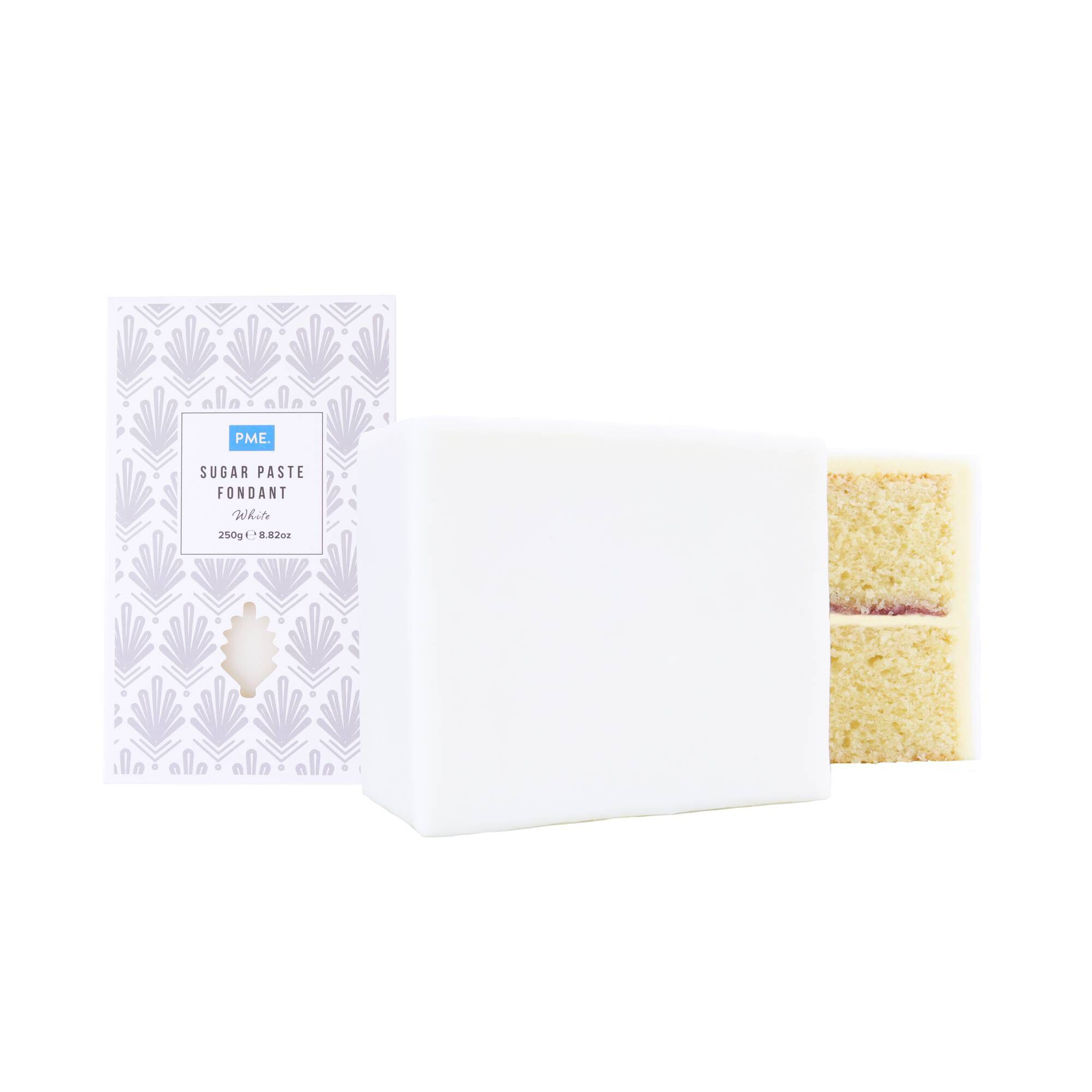 PME White Sugar Paste Fondant 250g | Hobbycraft
