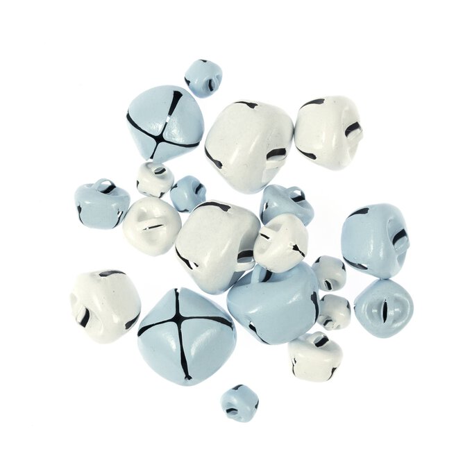 Blue and White Jingle Bells 20 Pack | Hobbycraft