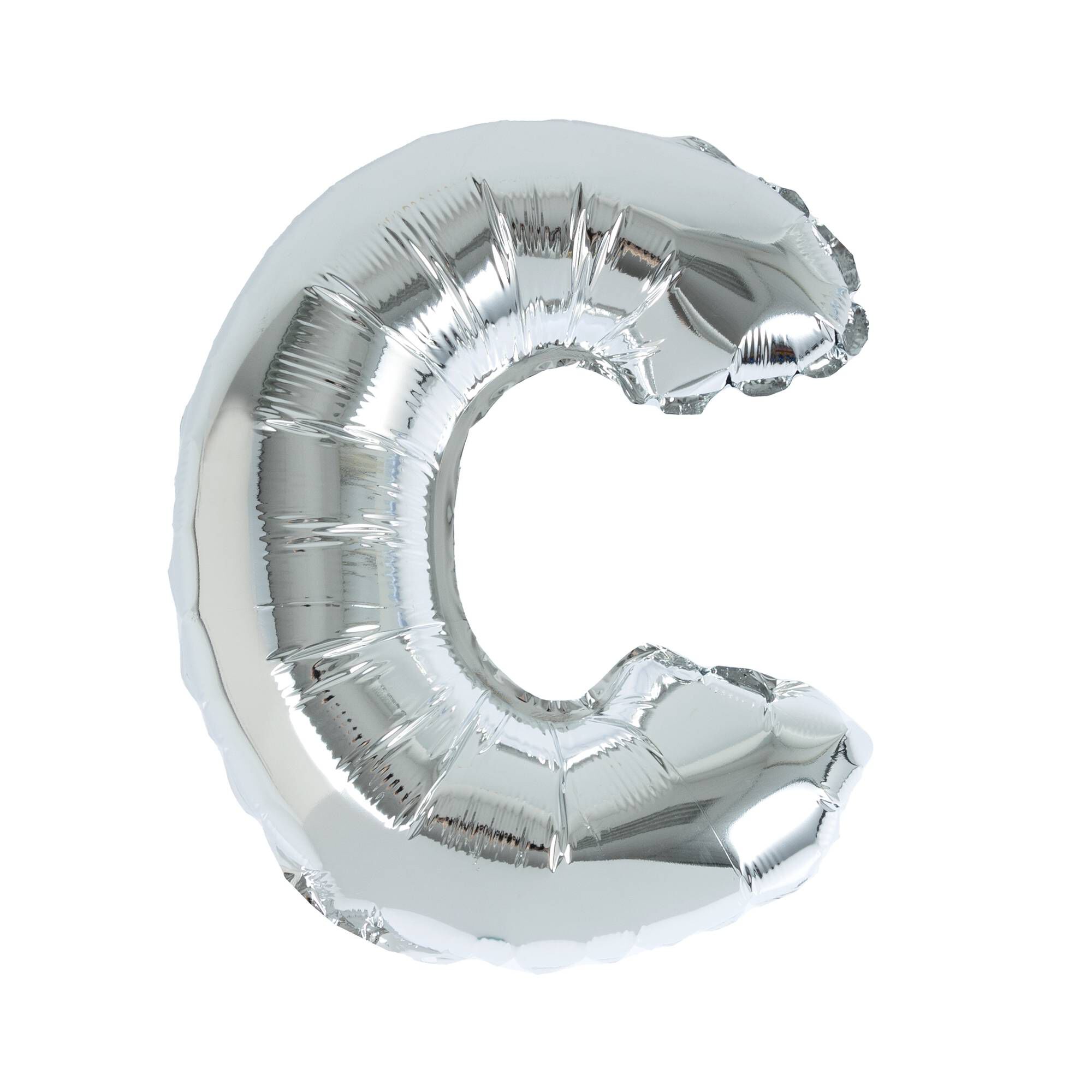 Silver Foil Letter C Balloon | Hobbycraft