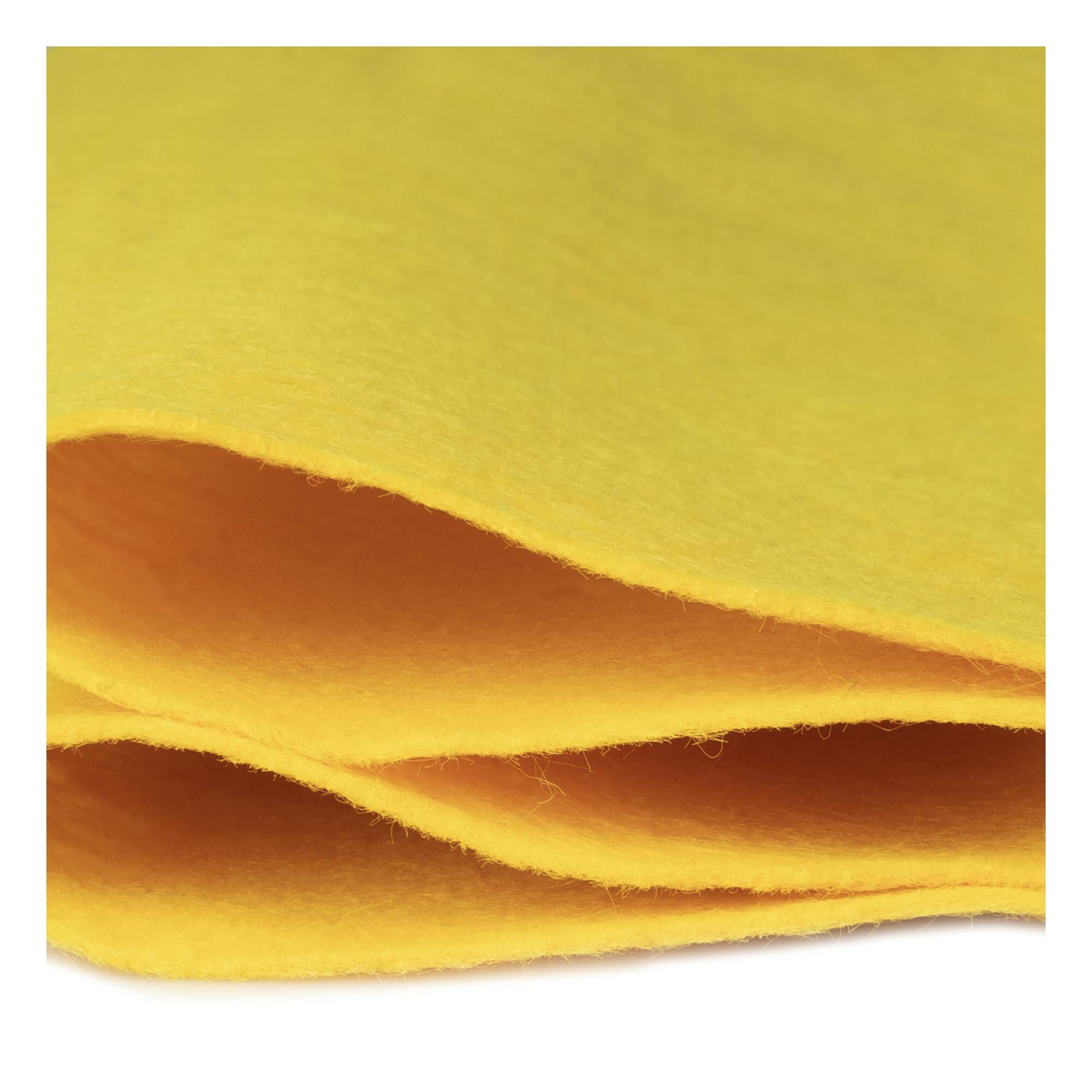 Yellow Polyester Felt Sheet A4 | Hobbycraft