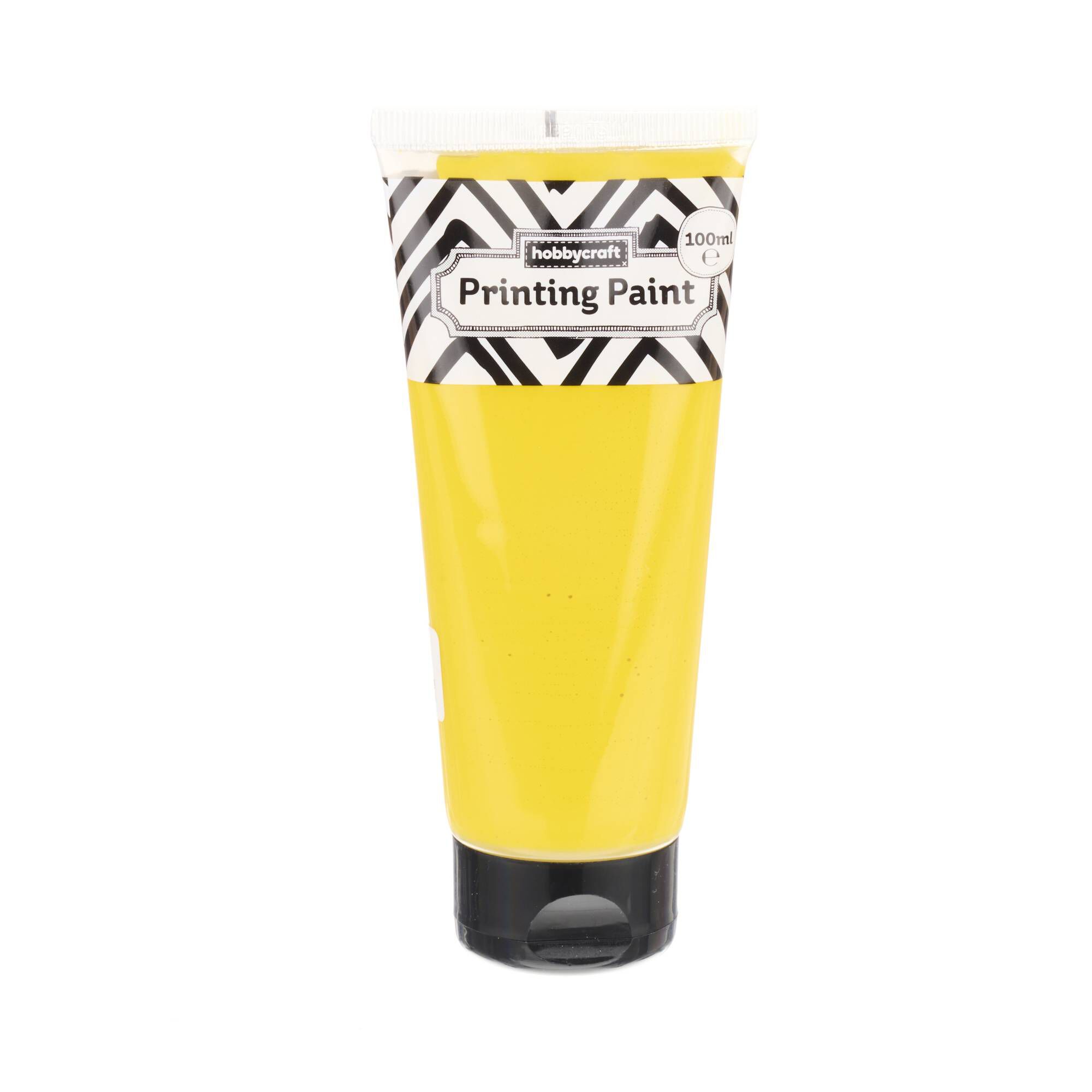 Yellow Printing Paint 100ml | Hobbycraft