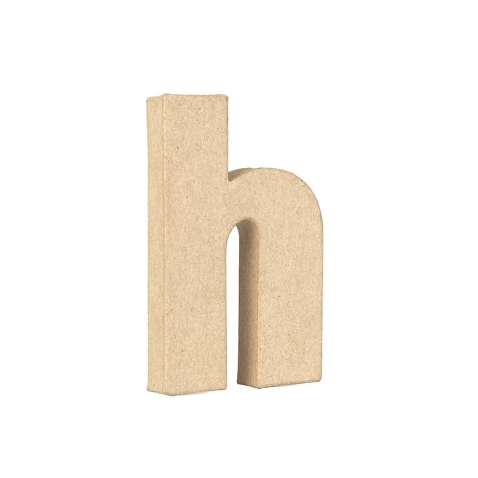 Lowercase Mini Mache Letter H | Hobbycraft