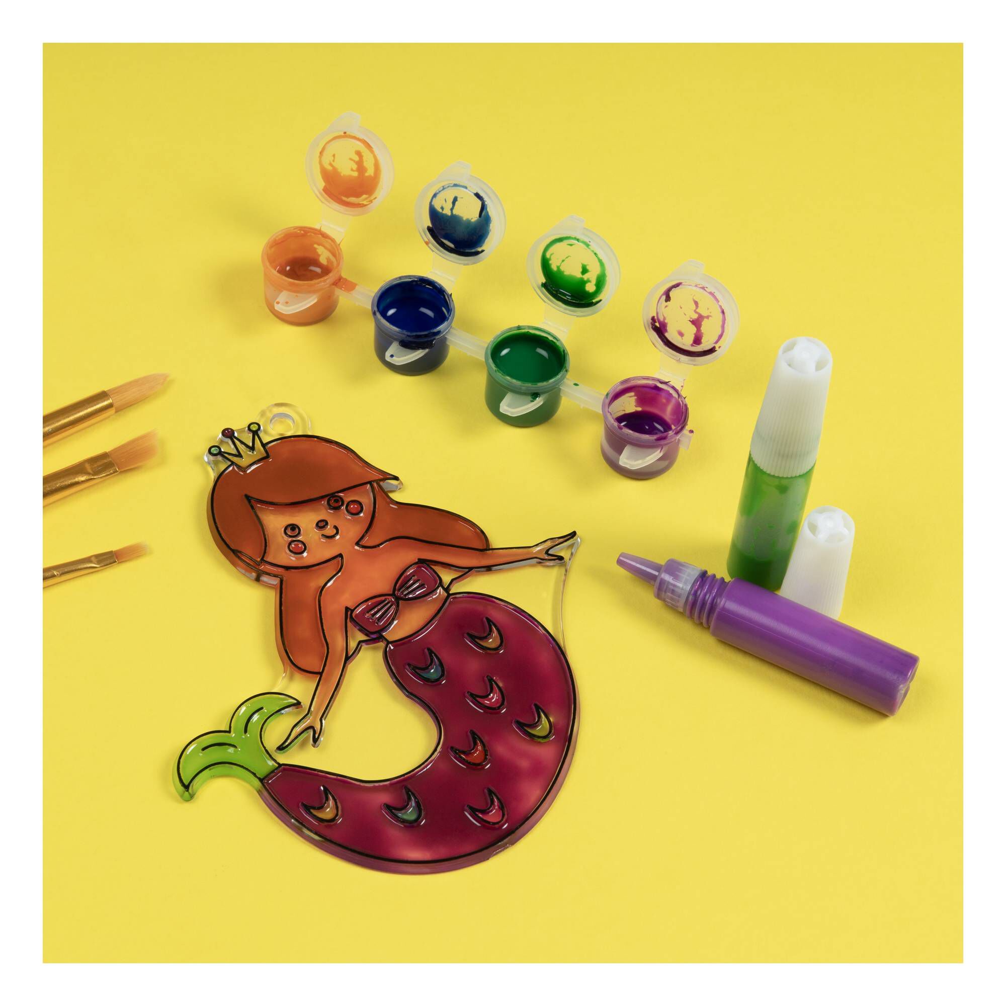 Mermaid Plastic Suncatcher | Hobbycraft