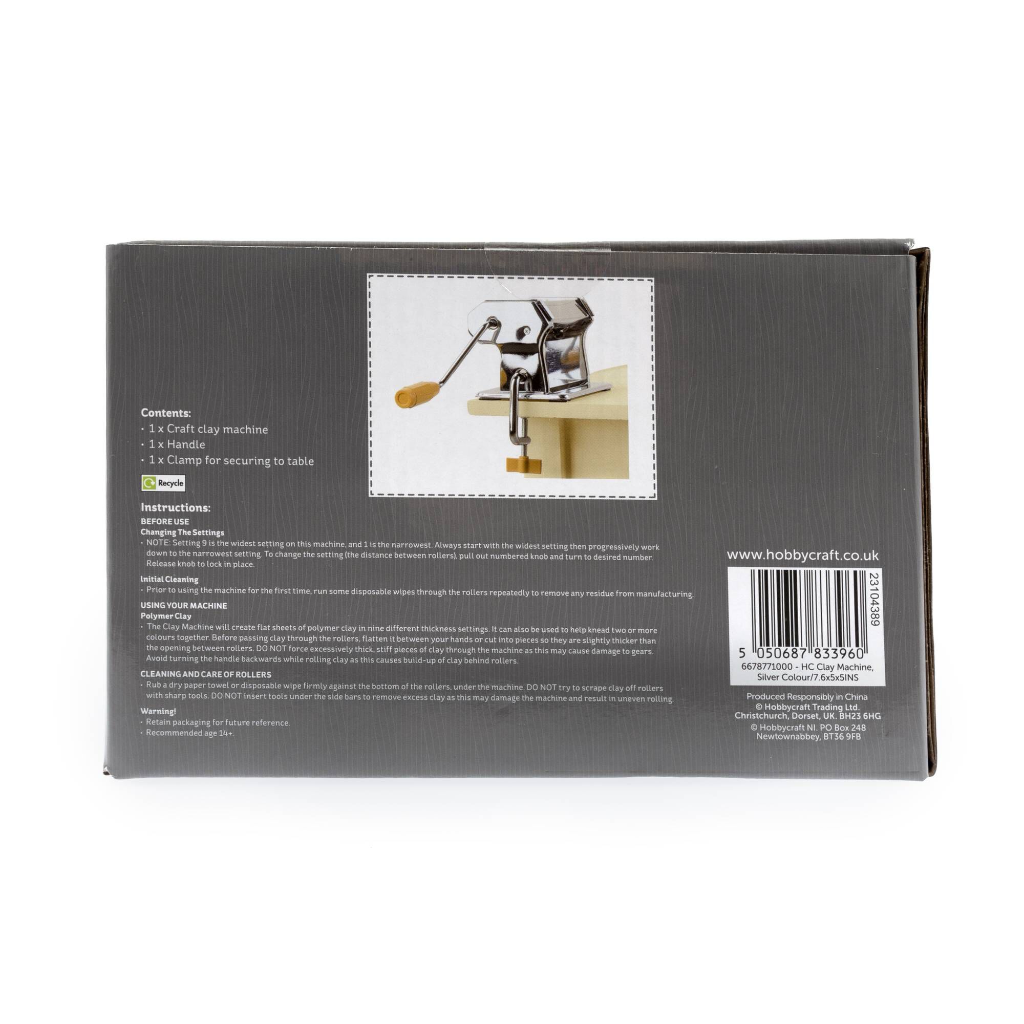 Polymer Clay Roller Machine | Hobbycraft