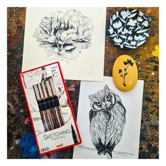 Uni-ball PIN Sketching Fineliners 5 Pack | Hobbycraft