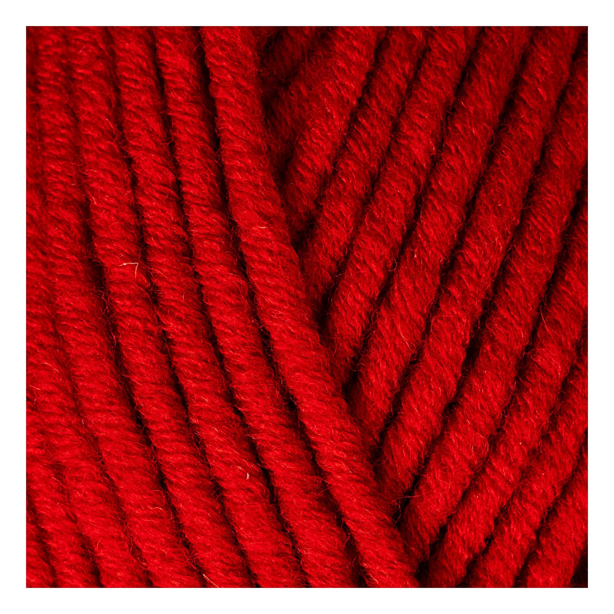 Women’s Institute Dark Red Soft and Chunky Yarn 100g | Hobbycraft