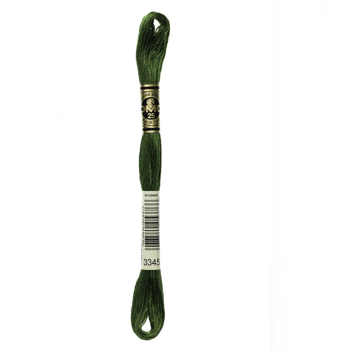 DMC Green Mouline Special 25 Cotton Thread 8m (3345) | Hobbycraft