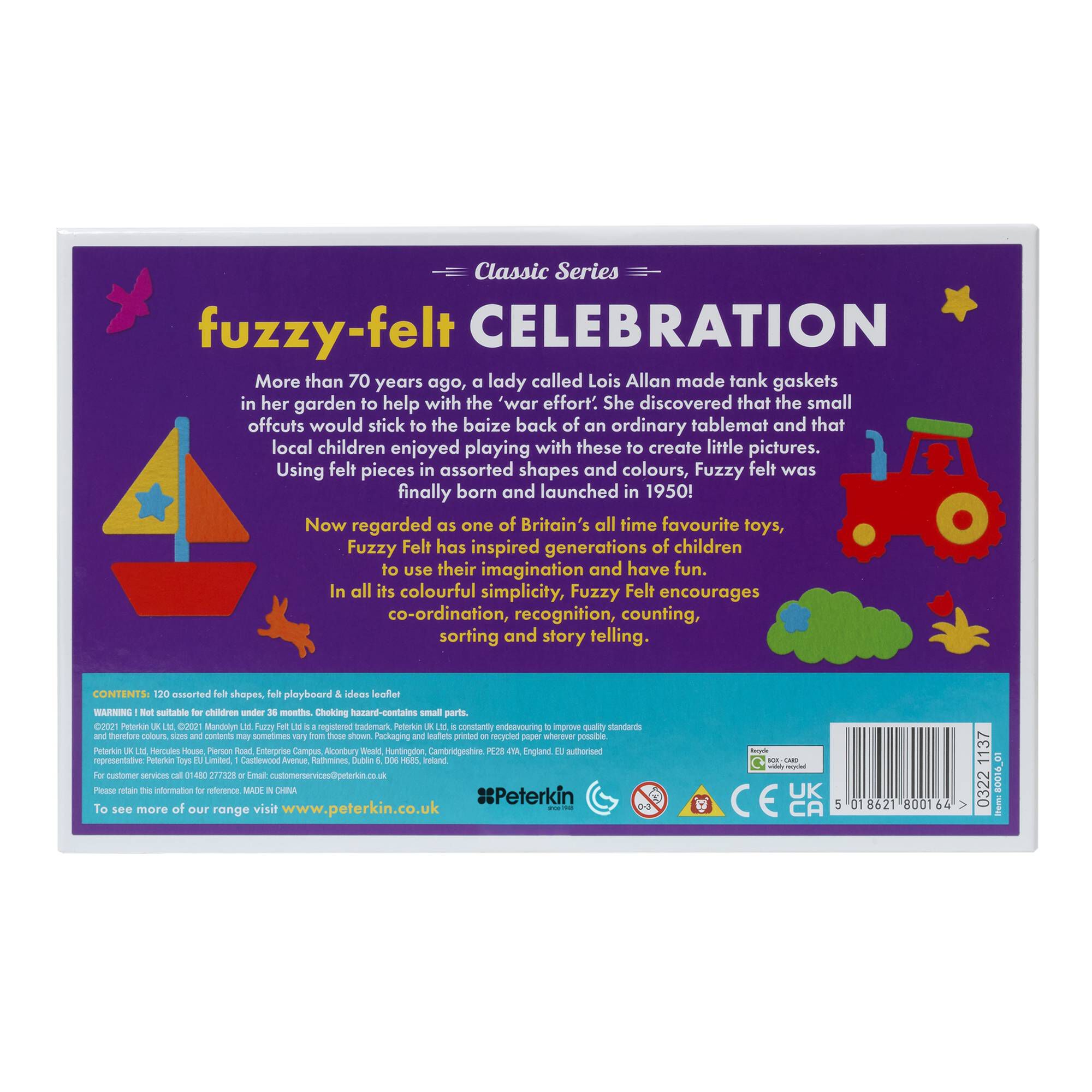 Fuzzy-Felt Celebration Box | Hobbycraft